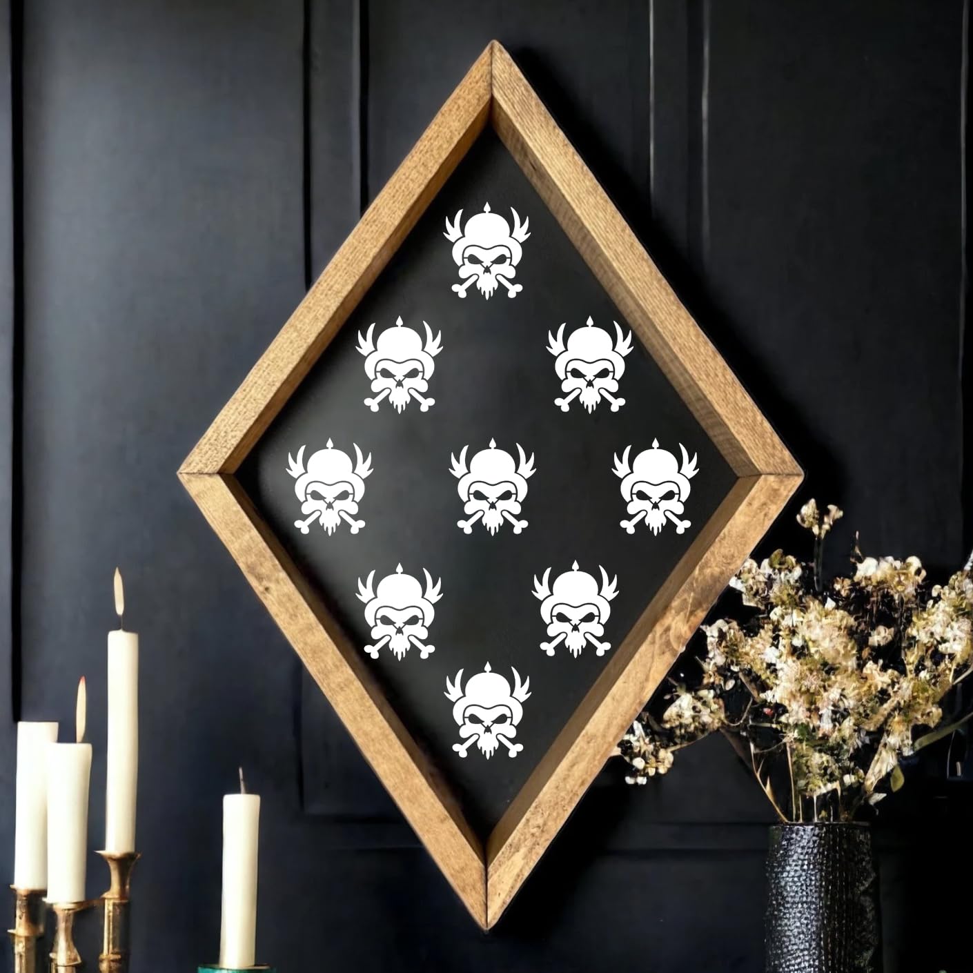 Snapklik.com : Skulll Stencils For Painting 3inch Reusable Skulls ...