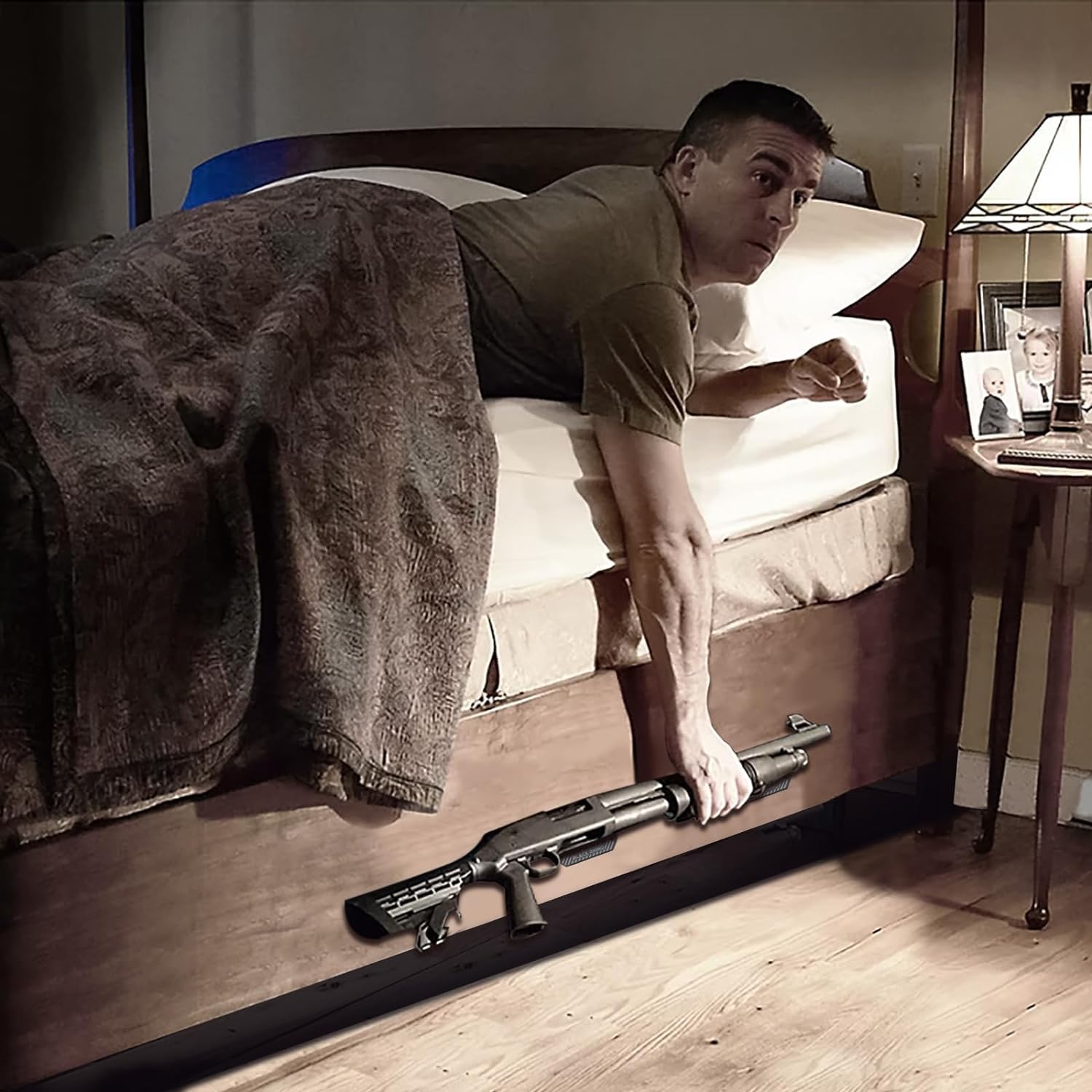 Snapklik.com : Gun Magnet Mount, 65 Lbs Rating, Rubber Coated Gun ...