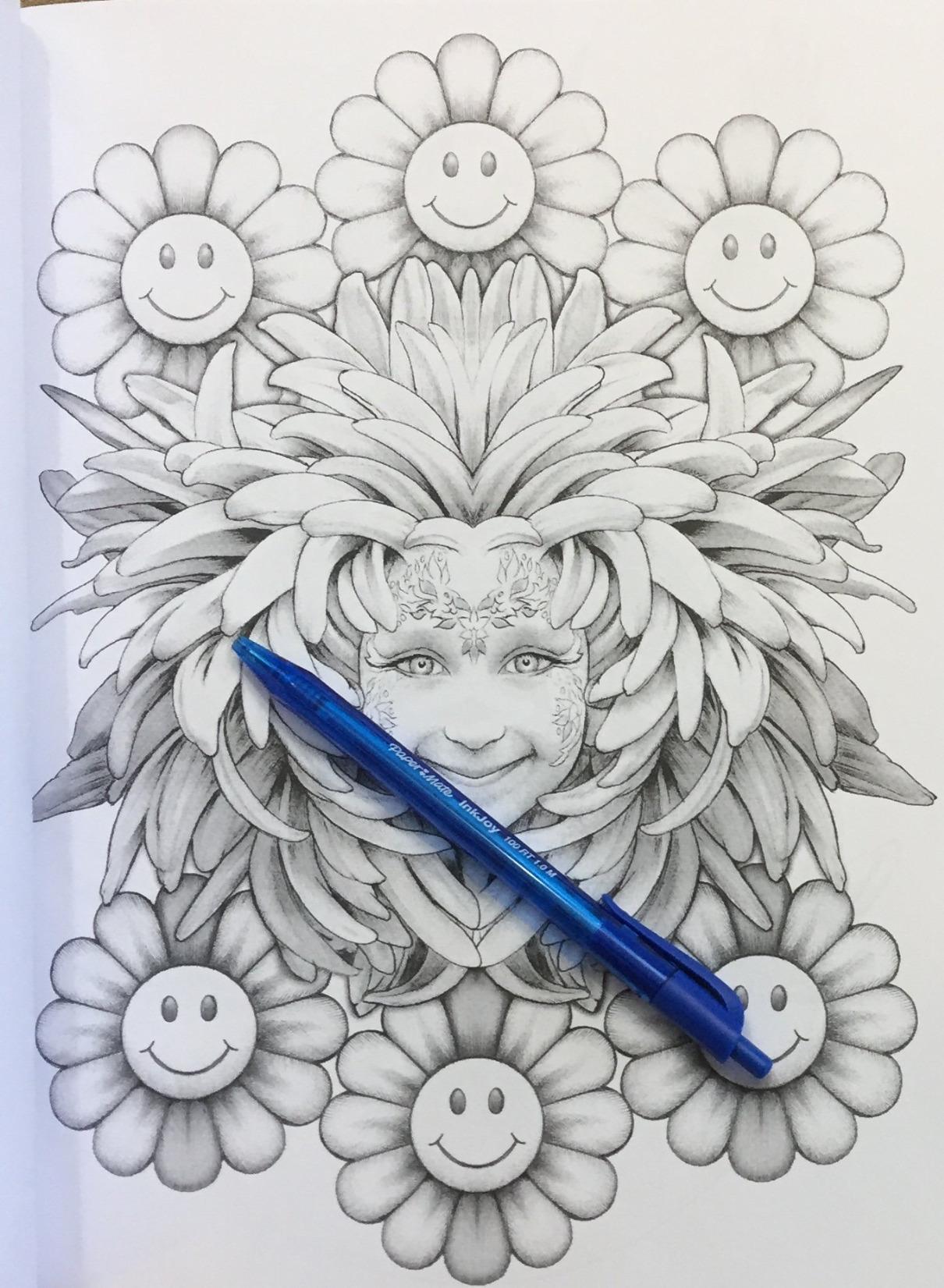 Colour My SketchBook 4: GreyScale Colouring Book: Klein, Bennett ...