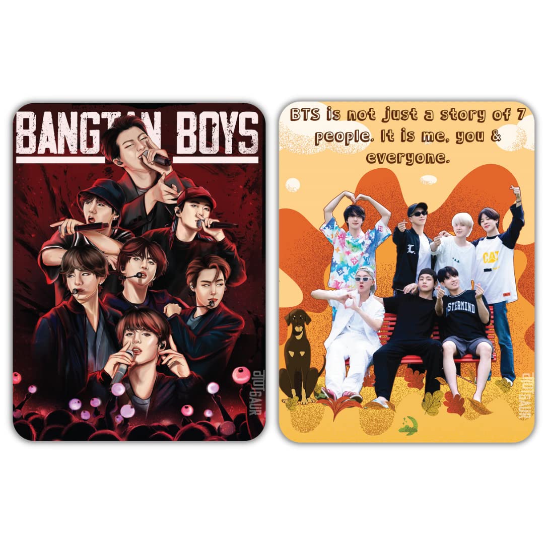 Buy BTS Fridge Magnets K-POP BTS Army (Pack of 2) BTS K-POP Fridge ...