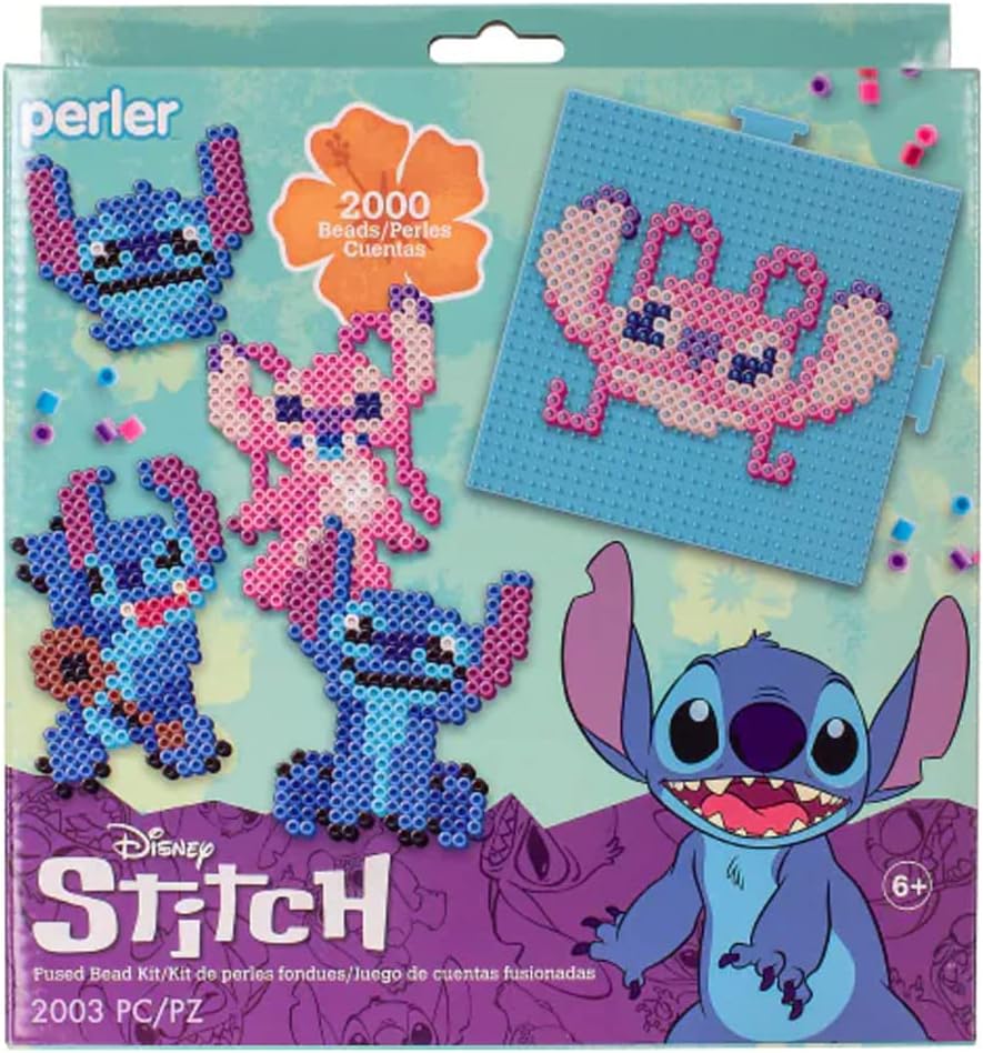 Amazon.com: Perler Fun Beads Box Kit (Lilo and Stitch Starter Pack ...