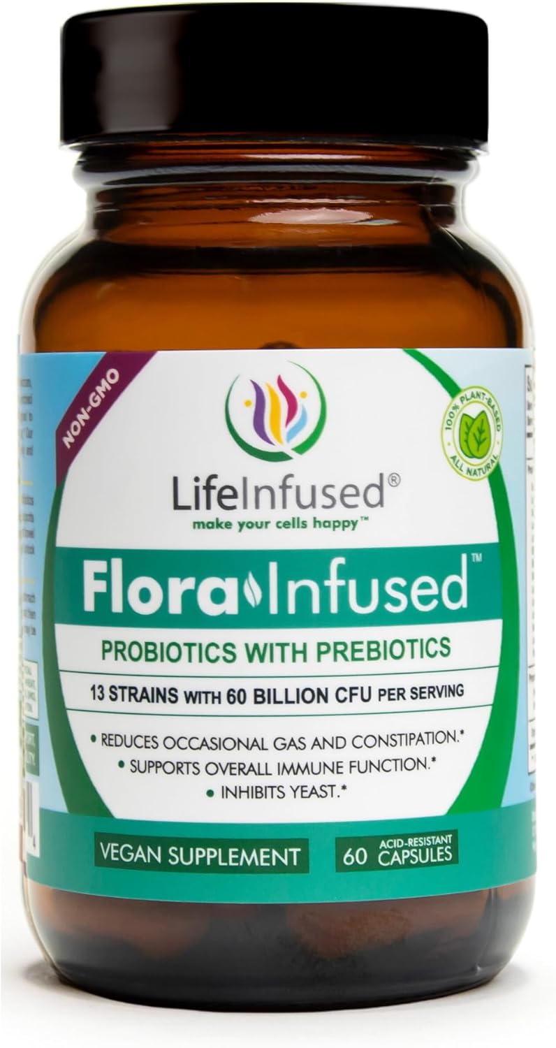 Amazon.com: Life Infused - Probióticos con infusión de flora con ...