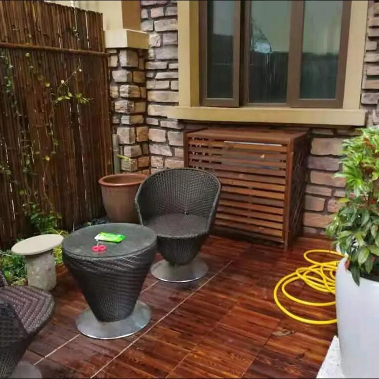 Air Conditioning Cover Outdoor Screen Fence Weather Resistant Sturdy ...