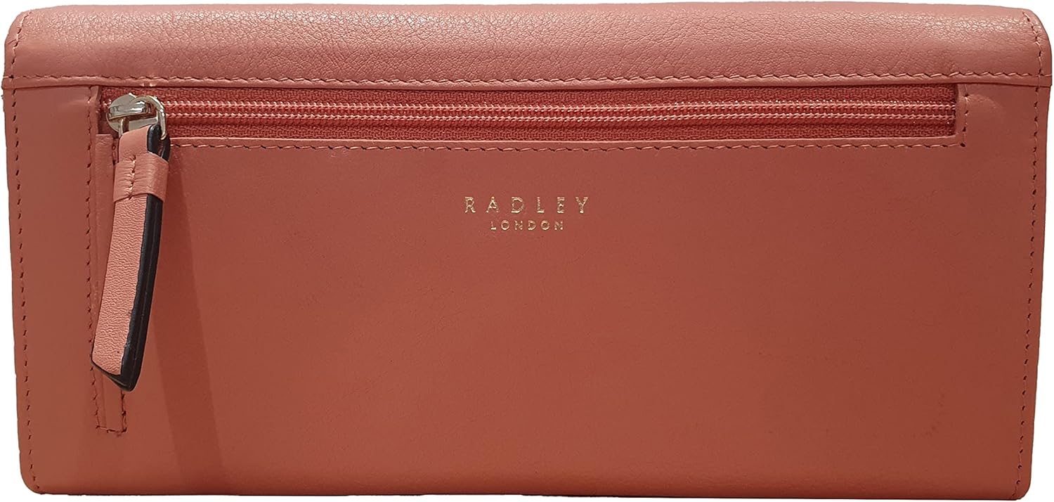RADLEY Large Flapover Matinee Purse Radley Respects in Lychee Leather ...