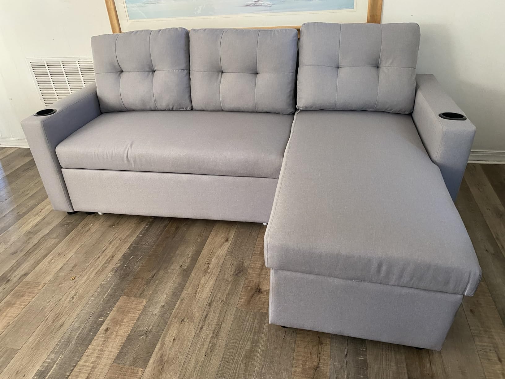 $23/mo - Finance yoyomax Sectional Sofa-118'' Sofa Bed for 6-7 People ...
