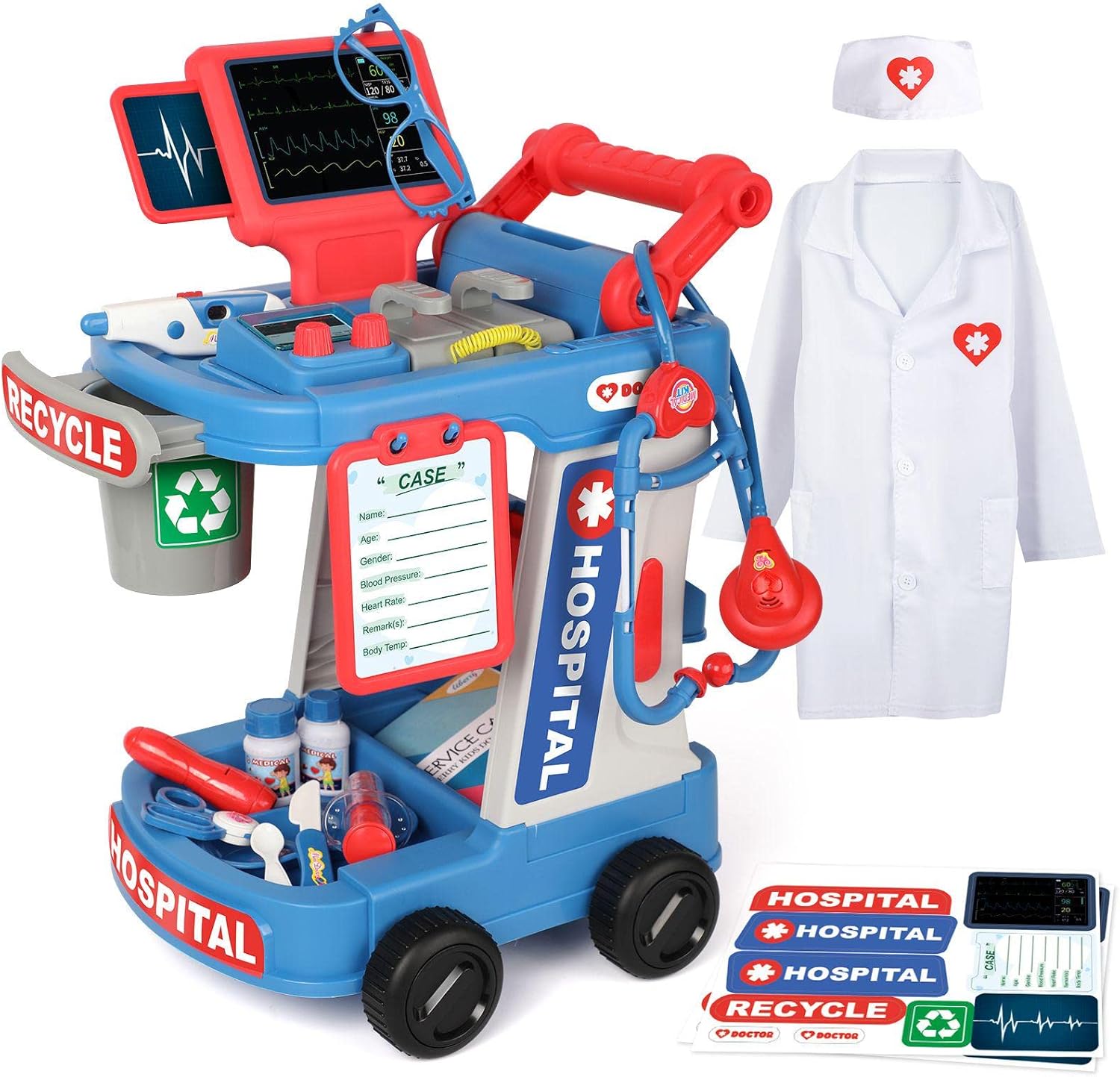 Amazon.com: Liberry Doctor Kit for Toddlers 3-5 Years Old, Kids Doctor ...