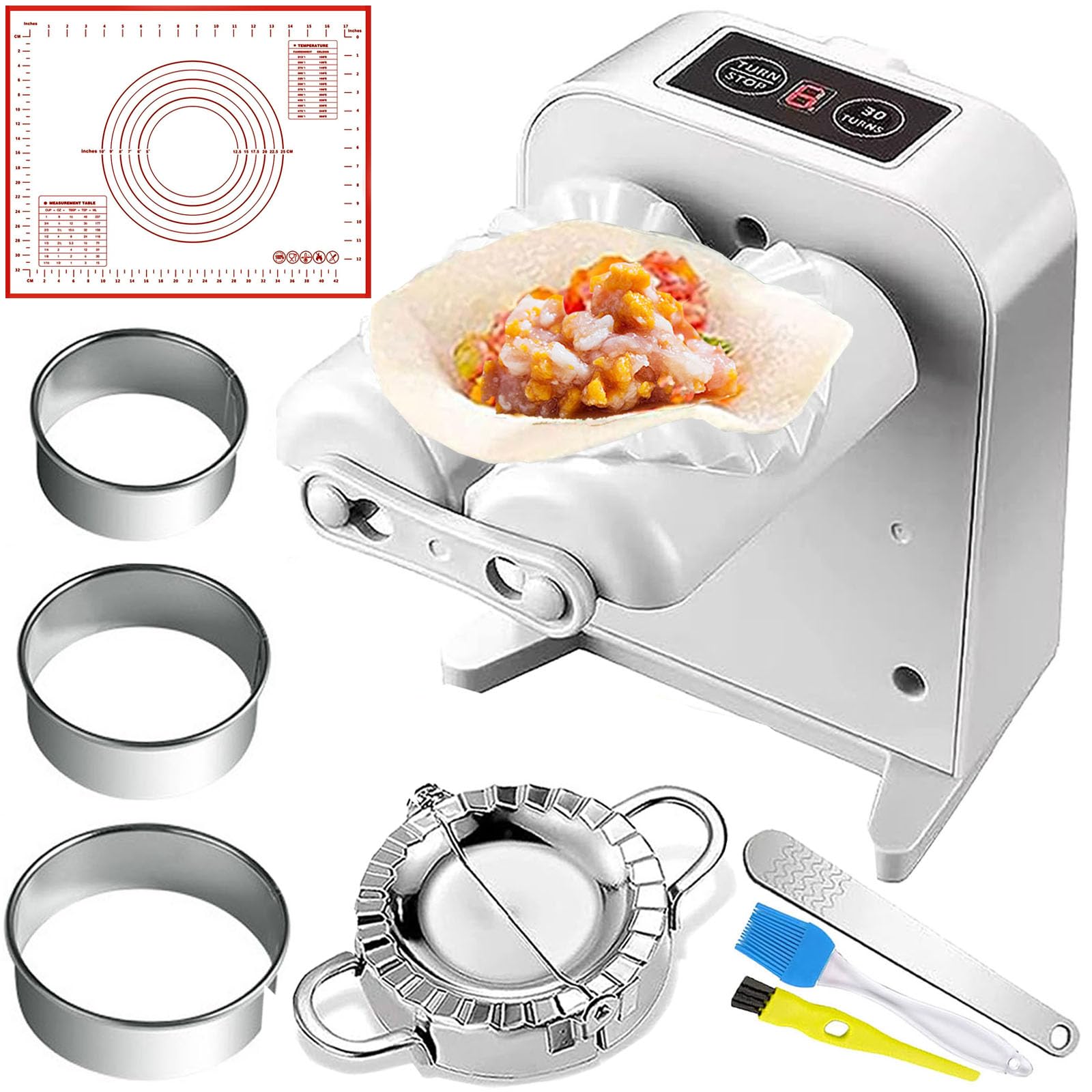 Amazon.com: Electric Dumpling Maker Rechargeable Automatic Dumpling ...