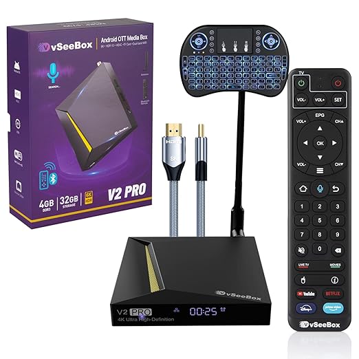 Amazon.com: vSee V2 Pro,2024 Newest Version with Voice Remote Control ...