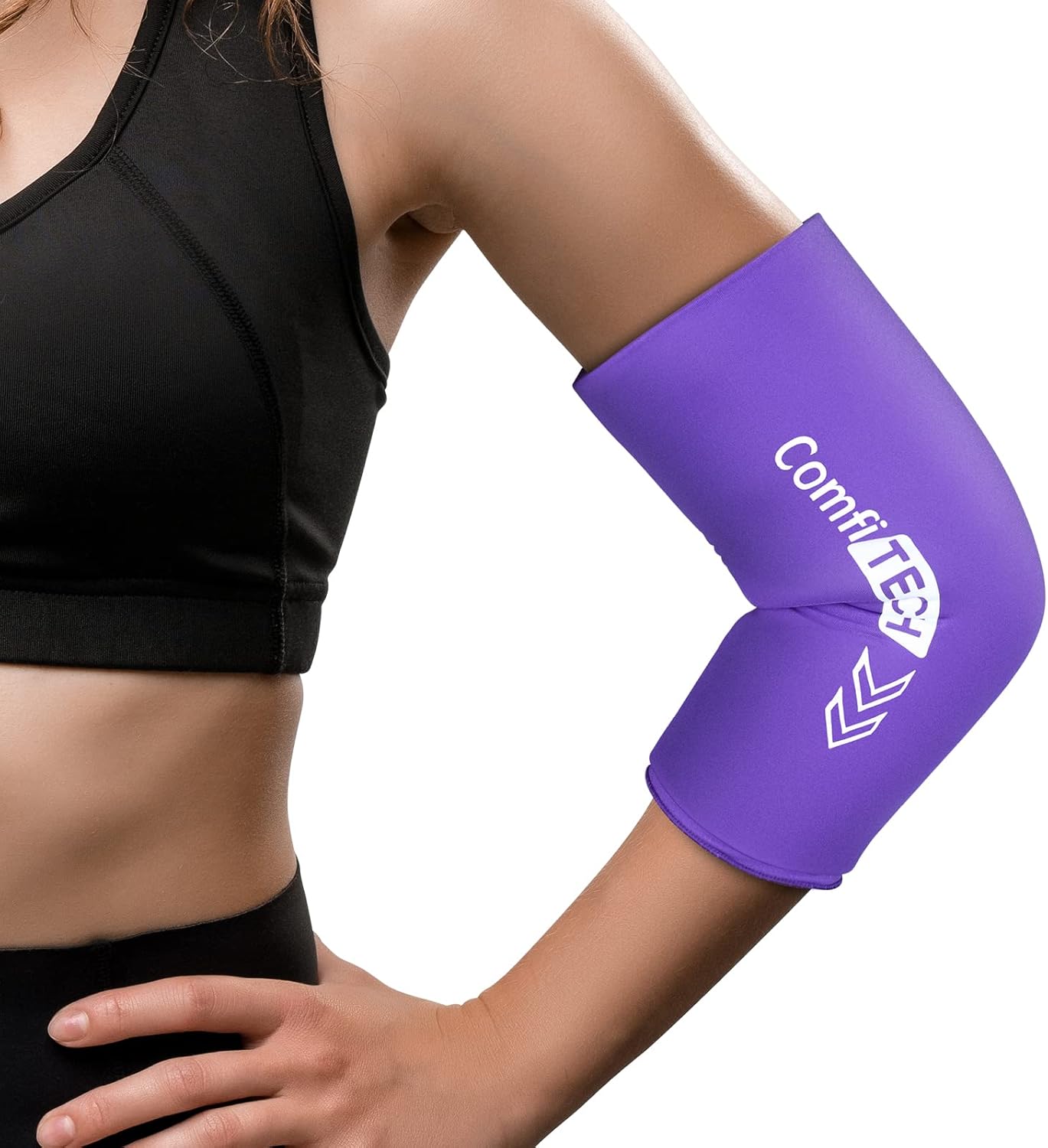 ComfiTECH Elbow Ice Pack Wrap and Tennis Golfers Sleeve for Arm and ...
