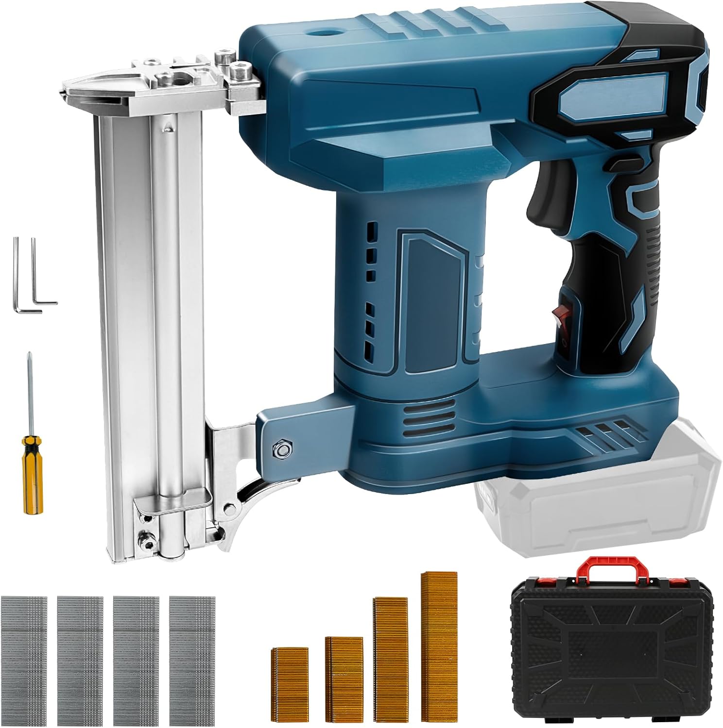 Cordless Nail Staple Gun for Makita 18V Battery, 2 in 1 Electric ...