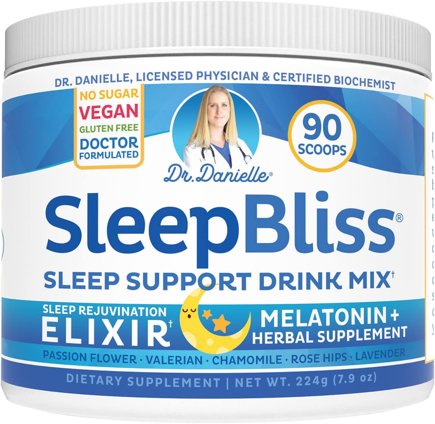 Amazon.com: Doctor Danielle Sleep Bliss - All Natural Melatonin Sleep ...