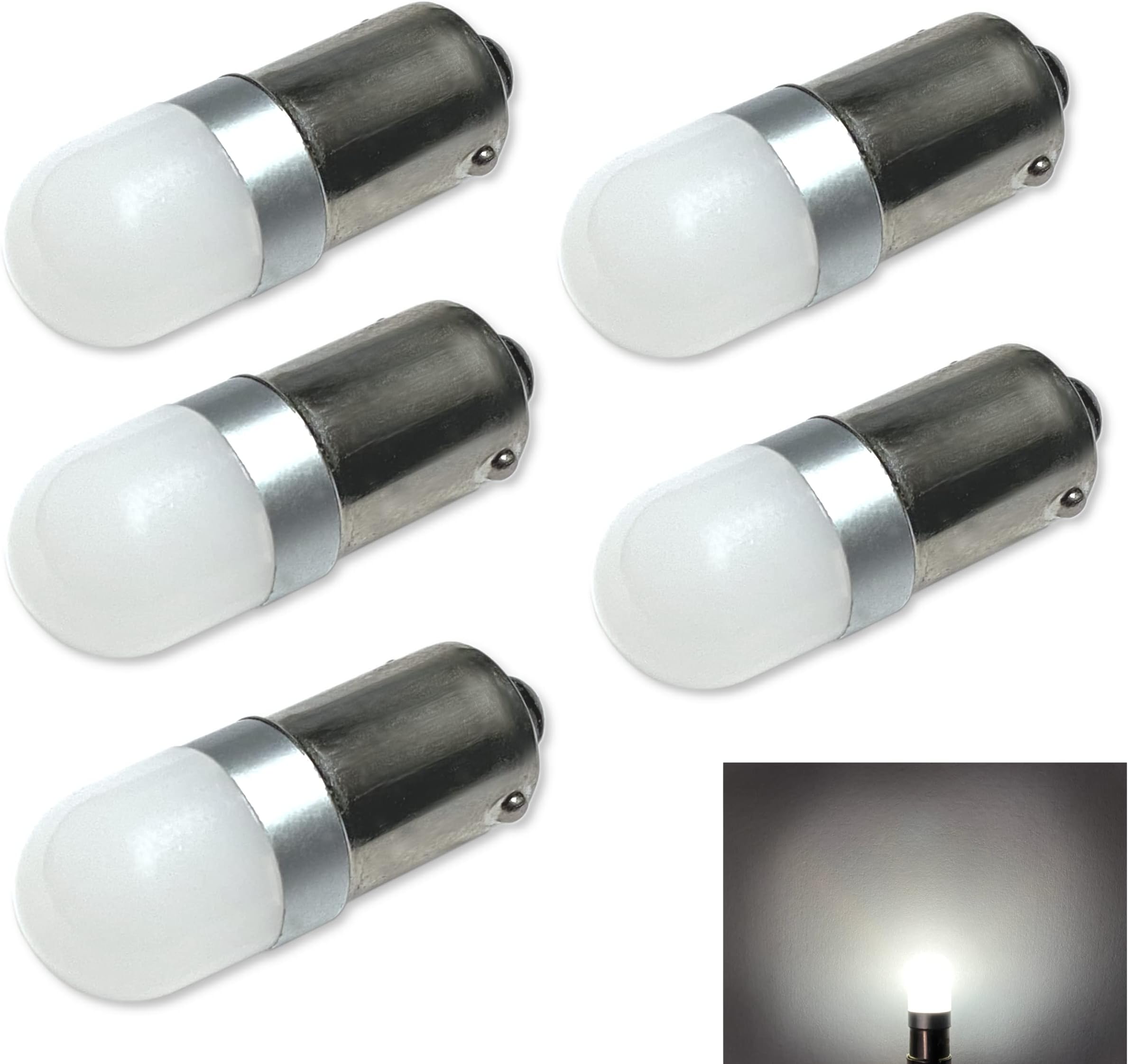 #313 Miniature Bayonet Bulb LED Replacement (2-Pack) | 28vdc | Ba9s ...