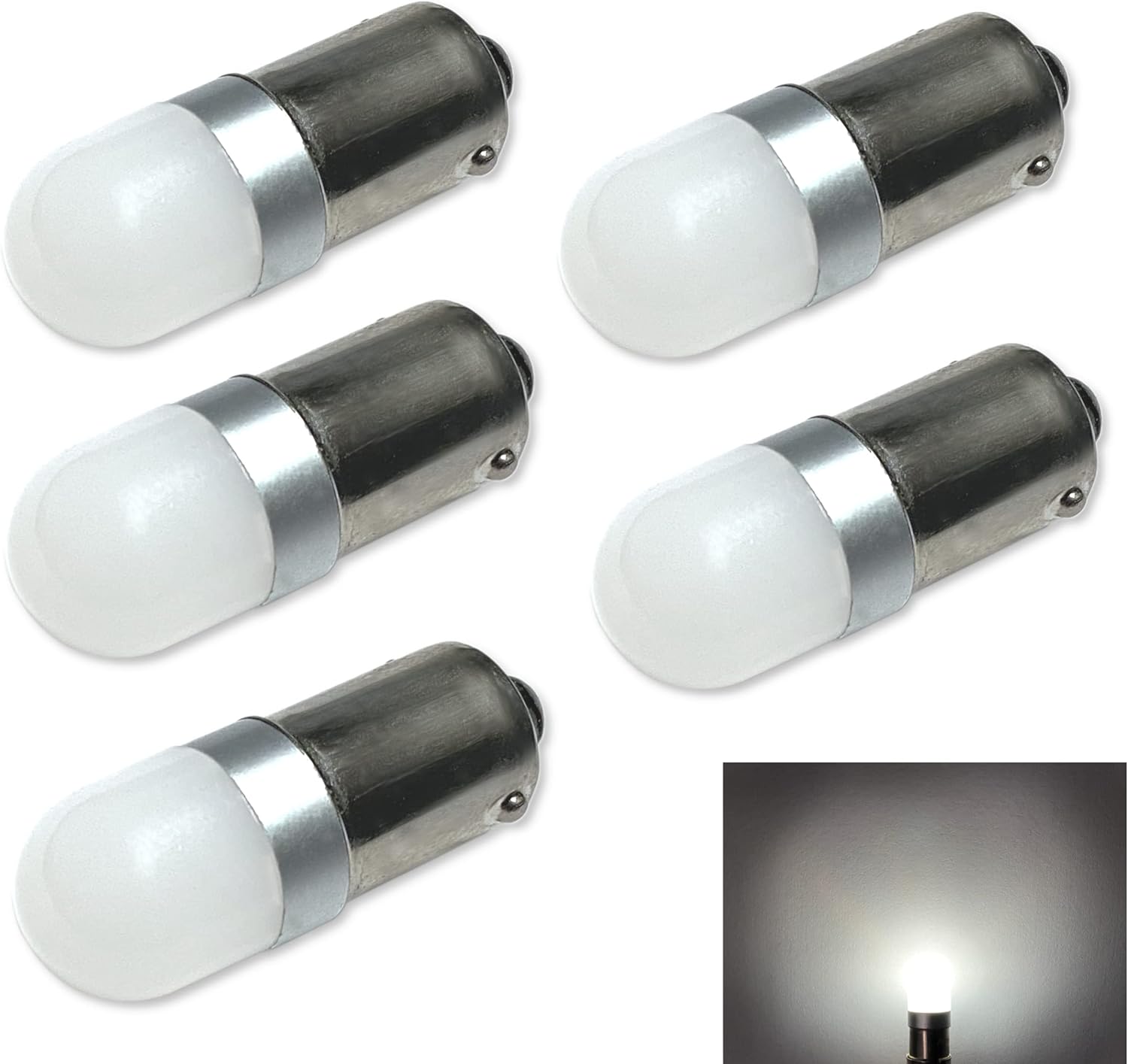 #313 Miniature Bayonet Bulb LED Replacement (2-Pack) | 28vdc | Ba9s ...