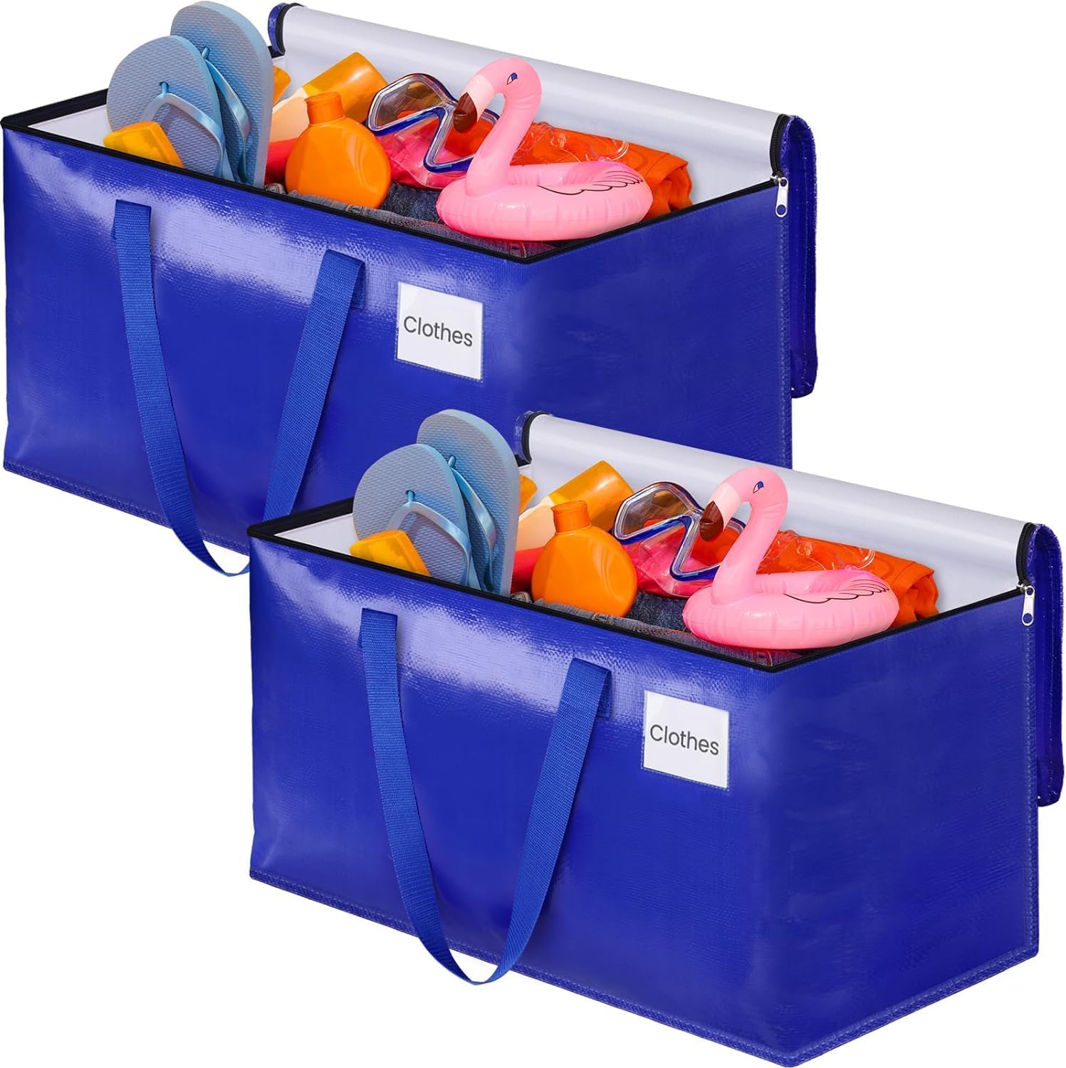 Amazon.com: SpaceHacks 2 Pack-125L Heavy Duty Moving Bags, Moving Boxes ...