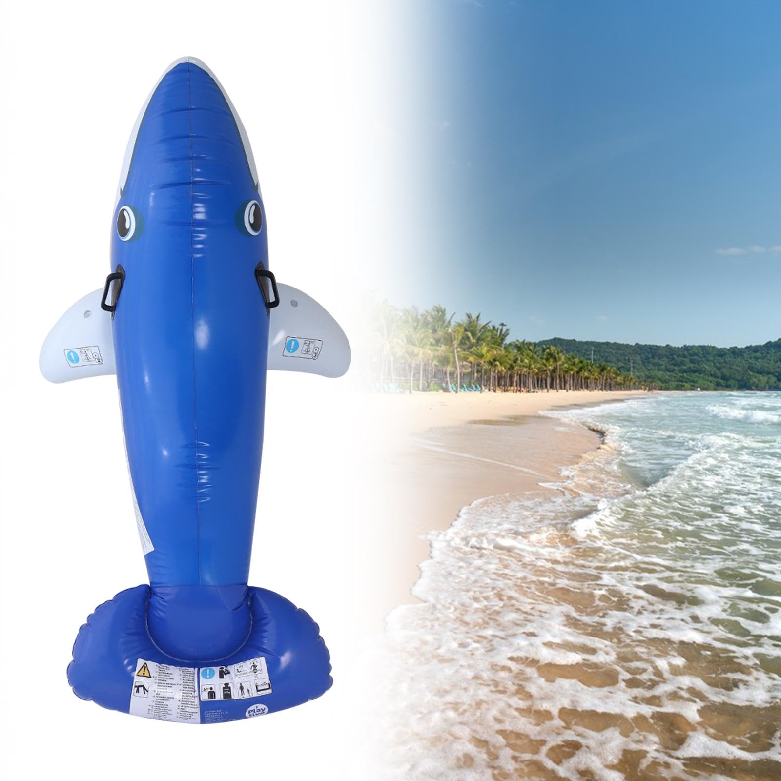 Dolphin Inflatable Dolphin Pool Toy | Cute Starry Inflatable Dolphin Toy