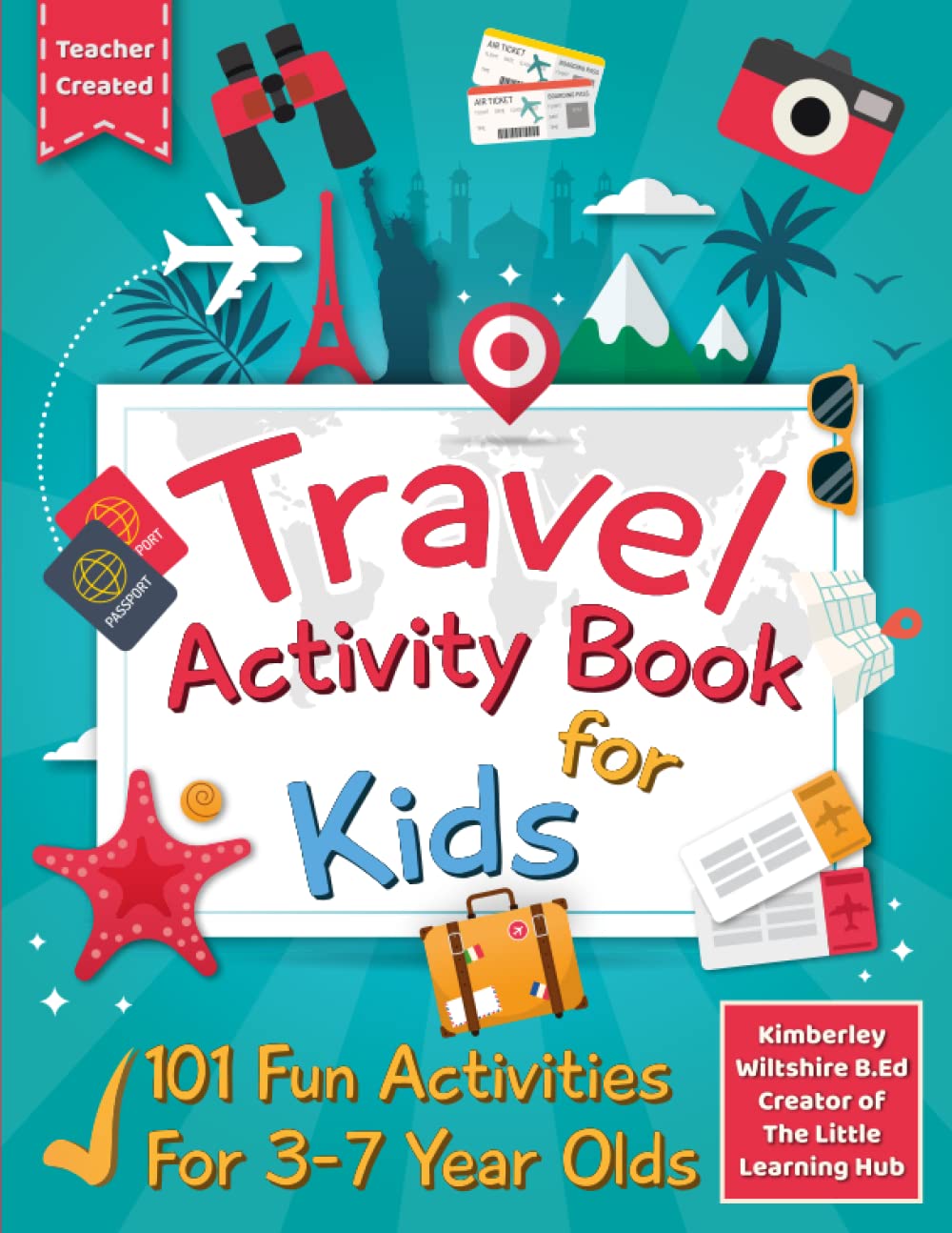 Travel Activity Book For Kids: 101 Fun Activities For Kids: A Fun ...