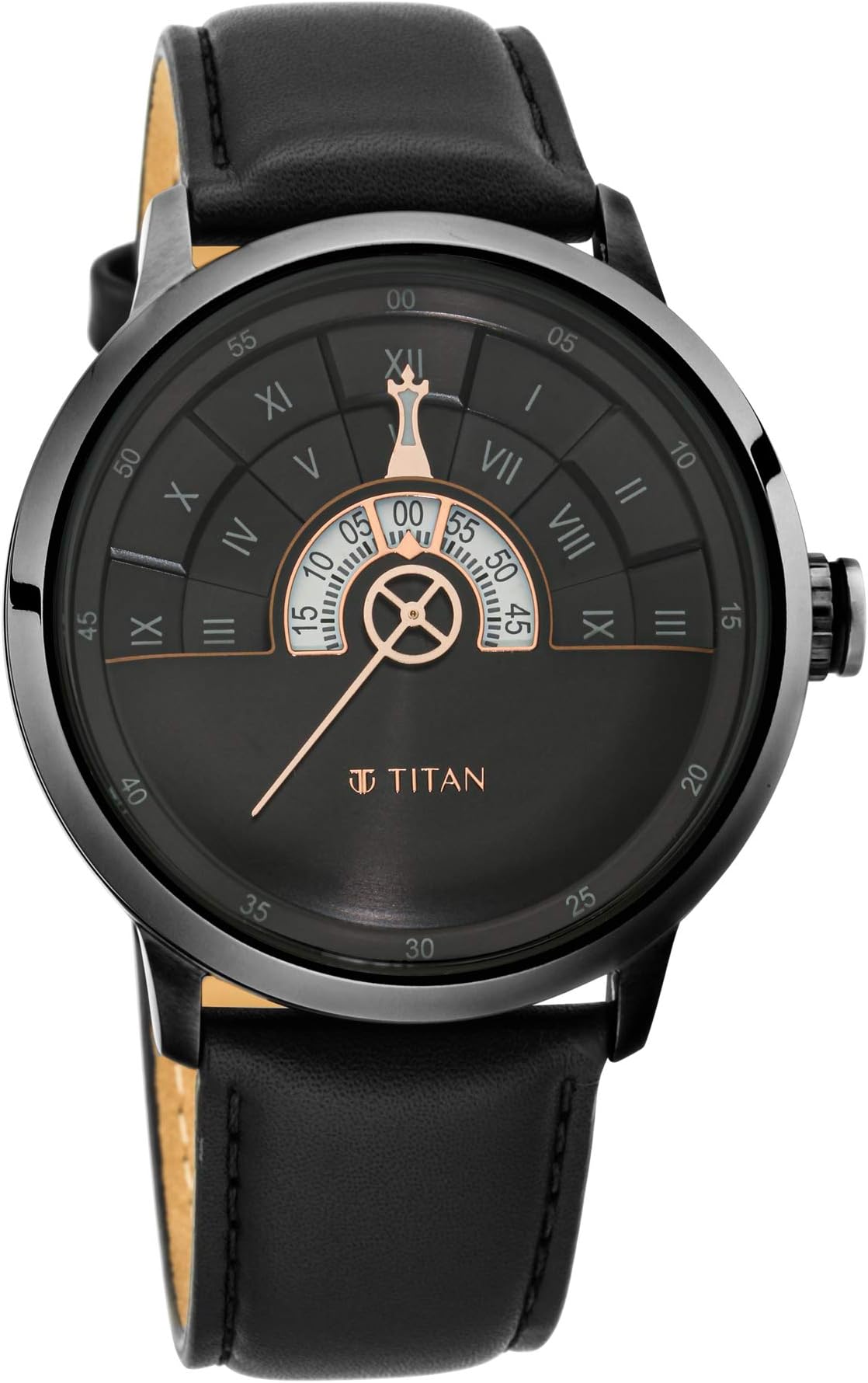 Titan Grandmaster II Analog Brown Dial Men's Watch-1847KM01 : Amazon.in ...