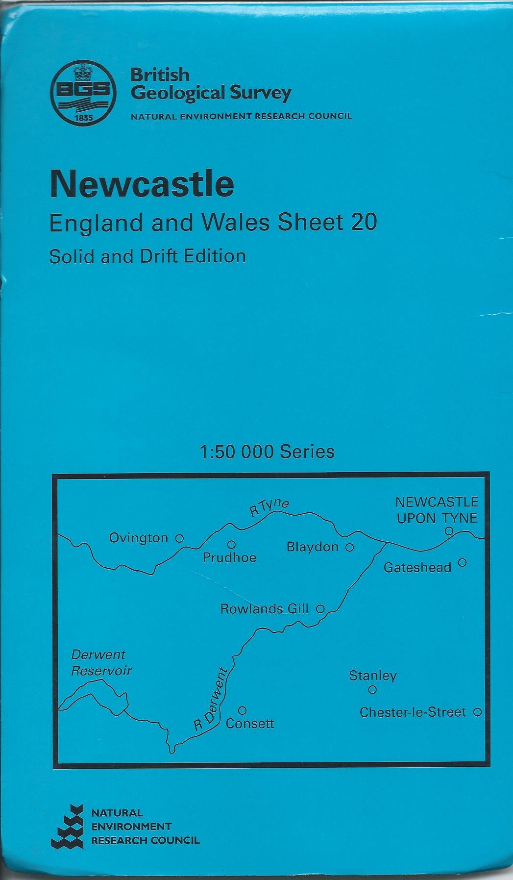 Newcastle Upon Tyne: Solid and Drift Geology Map: Sheet E20 (1: 50 000 ...