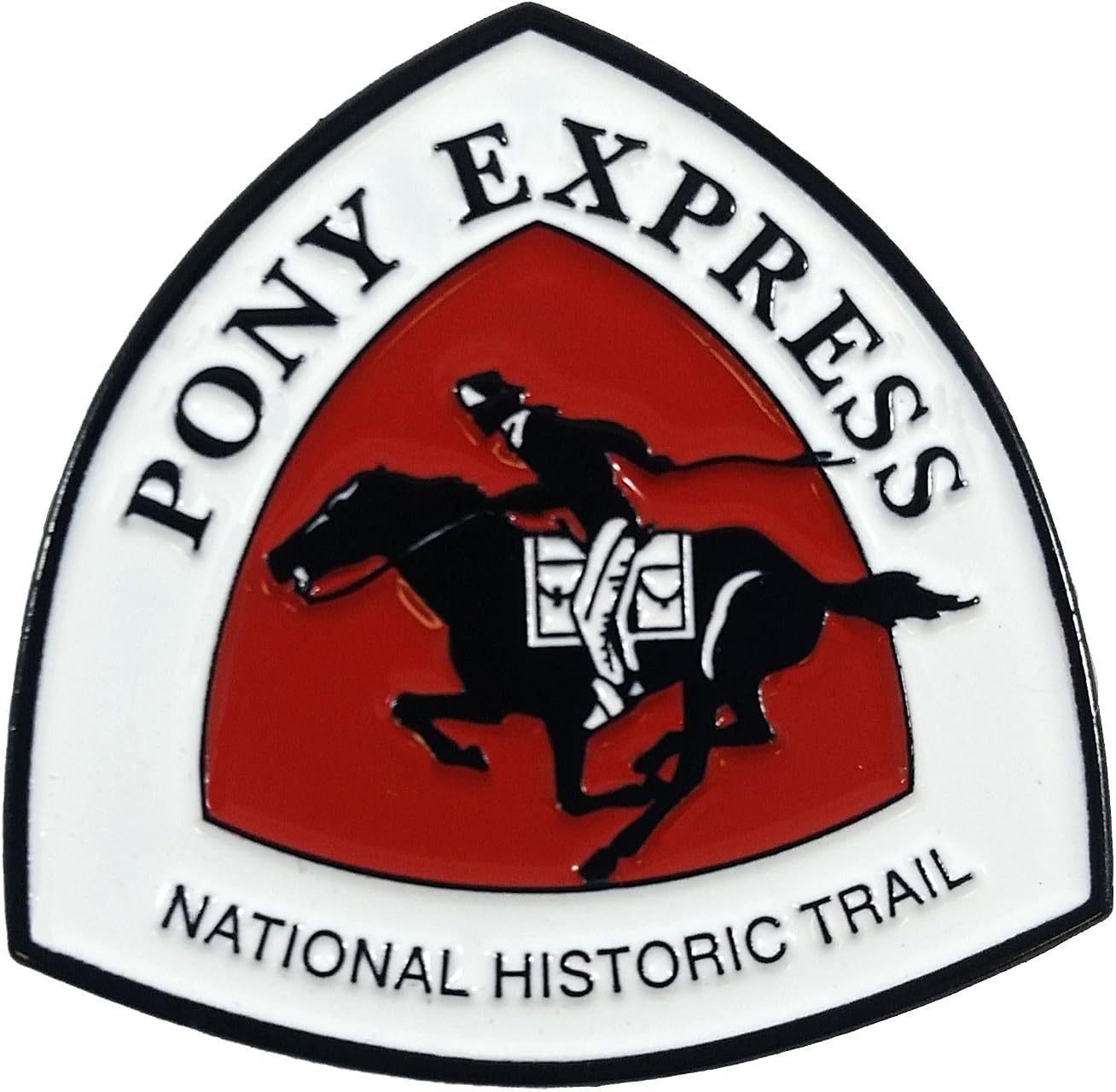 Amazon.com: Milk Mug Designs Pony Express Historic Trail - 1" Enamel ...