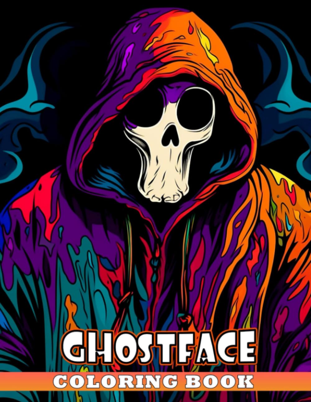 Ghostface Coloring Book: Boost creativity with 30 spooky face painting ...
