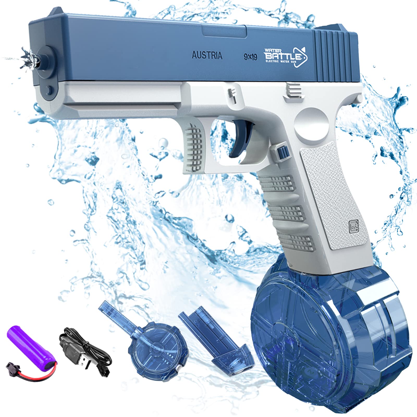 Buy Electric Water s Up to 32 FT Range One-Button Automatic Squirt s ...