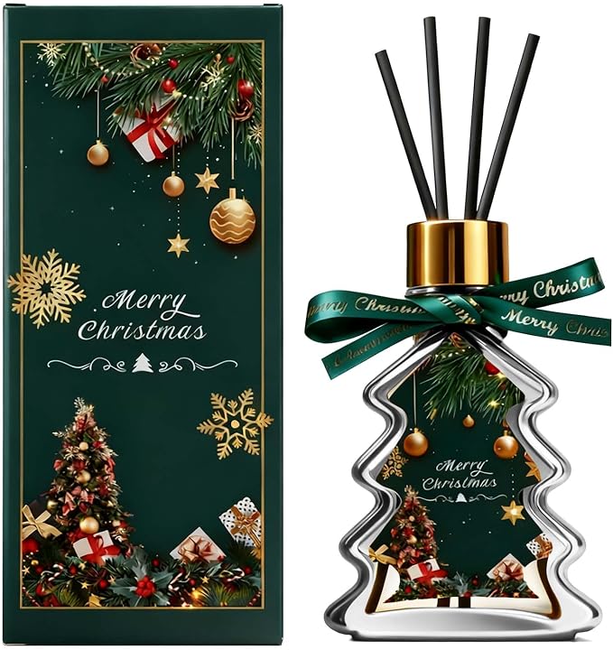 Amazon.com: Christmas Reed diffuser, Gardenia Fragrance - Christmas ...