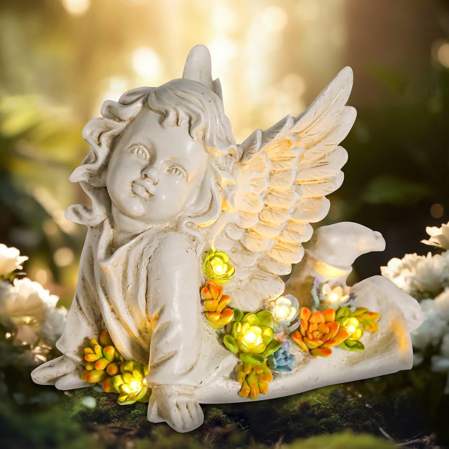 Amazon.com: Angel Statues for Garden - Garden Angels Outdoor Statues ...