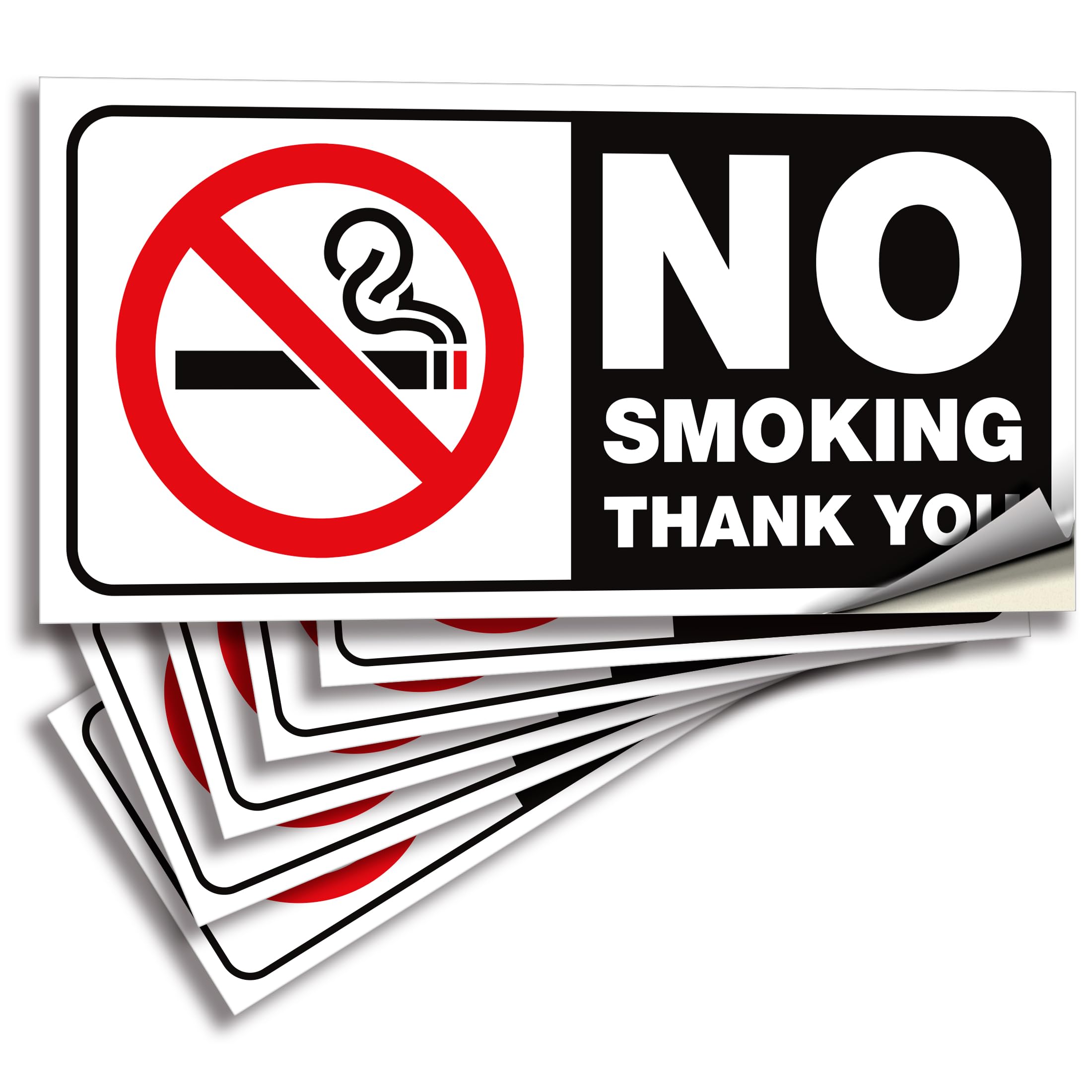 Snapklik.com : iSYFIX No Smoking Sticker Decal For Buses - 6 Pack 4X2 ...
