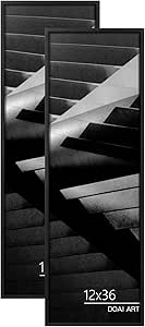 Amazon.com - DOAI ART 12x36 Poster Frame 2 Pack, Black 12 x 36 Picture ...