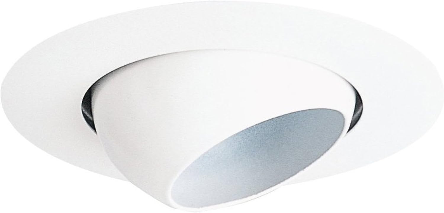 Juno Lighting 18-WH 4-Inch Mini Eyeball Recessed Trim, White - Recessed ...
