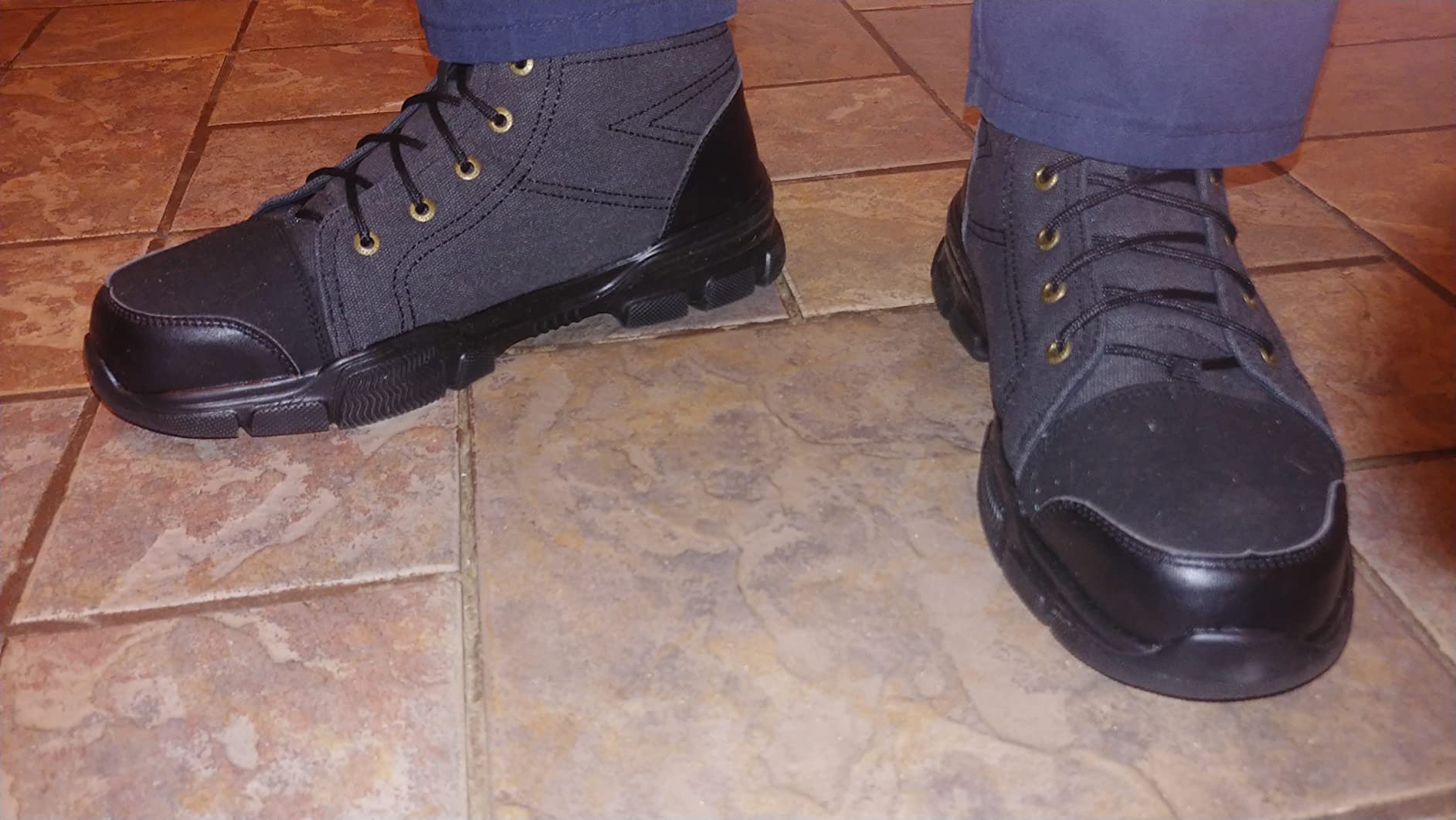 $9/mo - Finance SUADEX Steel Toe Boots for Men Military Work Boots ...