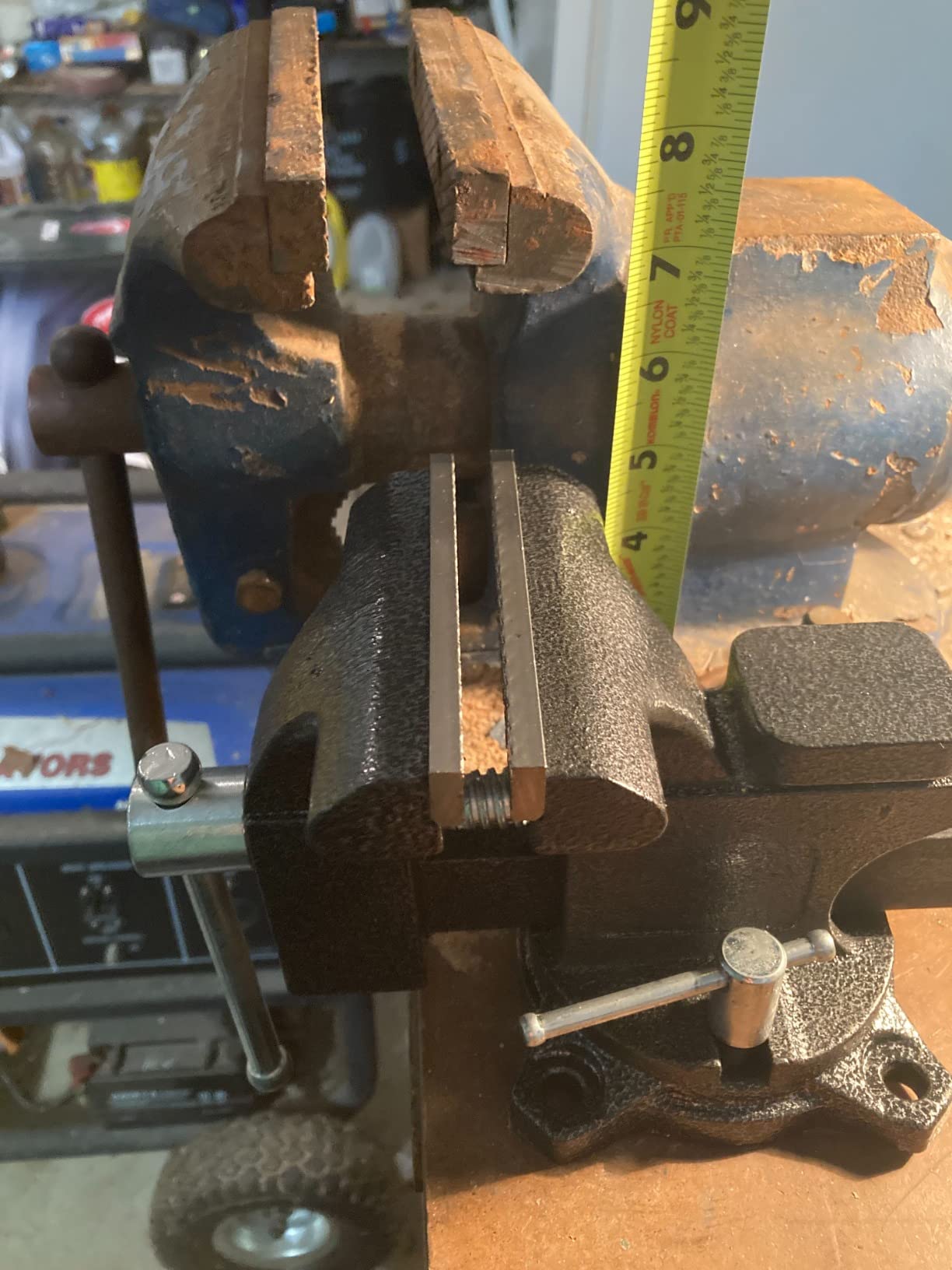$9/mo - Finance Bench Vise, 4-1/2" Heavy Duty Bench Vise, Swivel Base ...