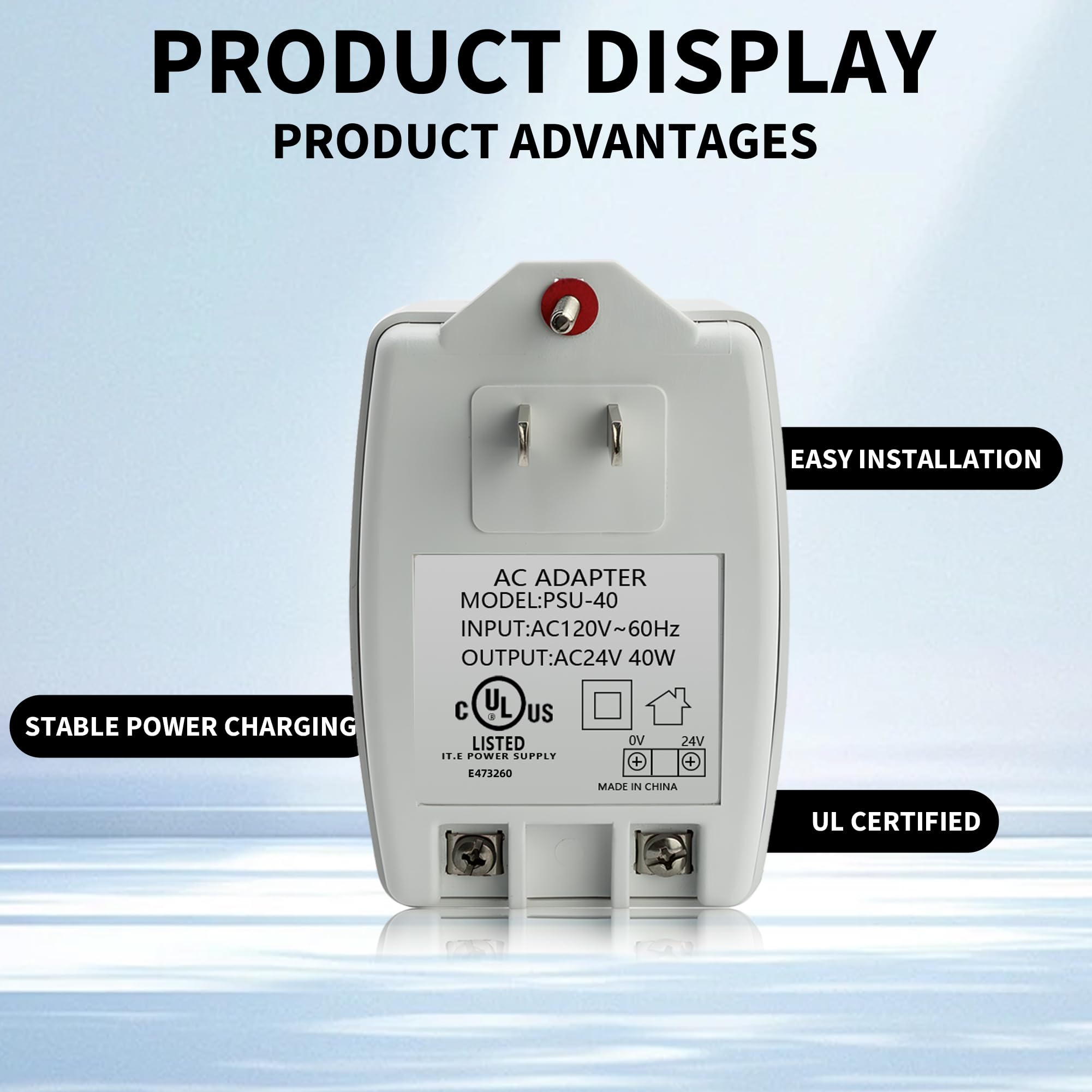 Snapklik.com : 24V 40VA Plug-in AUTO-Resetting AC Transformers ...