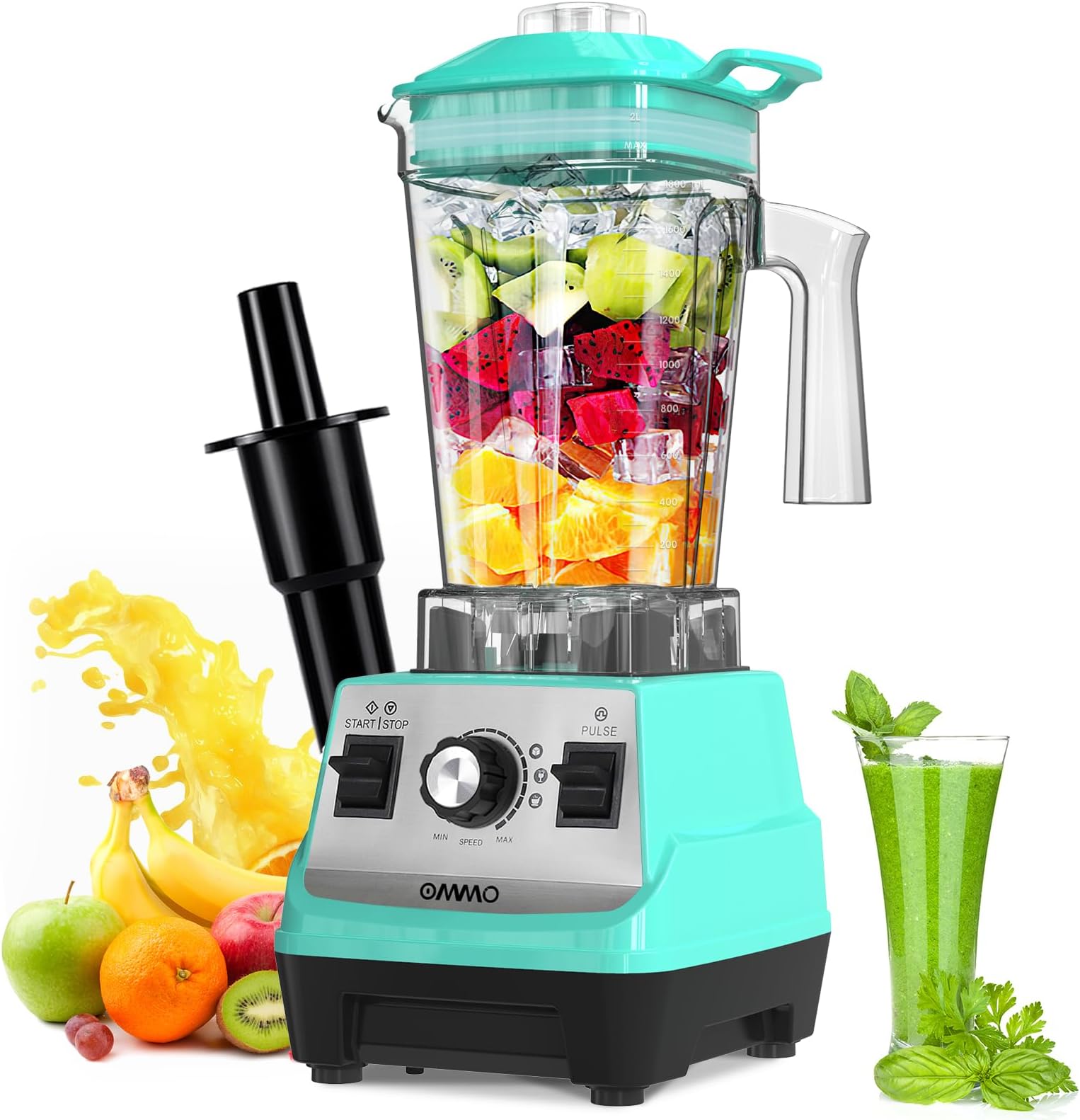 Amazon.com: Haden Power Blender, 1.75 Liter Glass Jug, High Power 700W ...