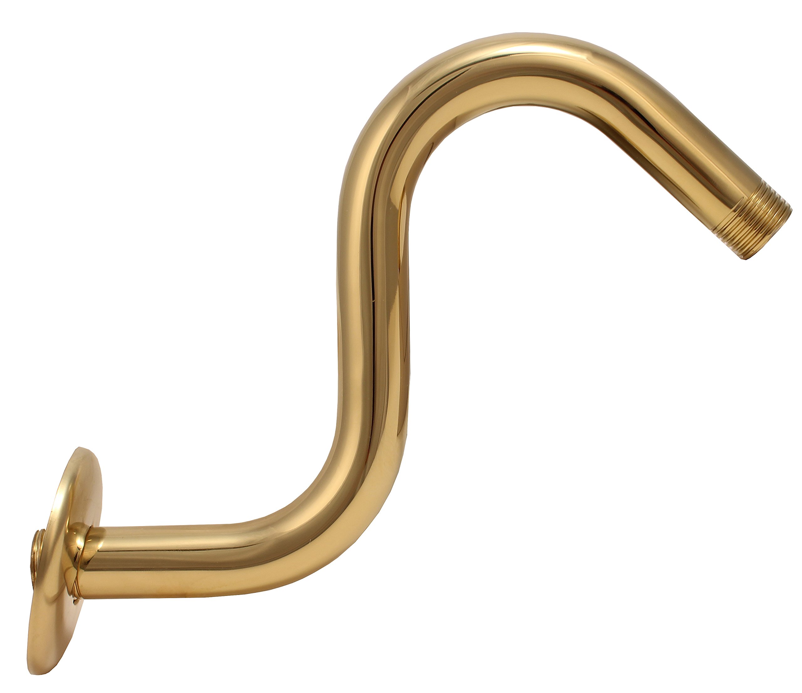 Amazon.com: Plumb USA S-Style Shower Arms High Rise Shower Arm, Brass ...
