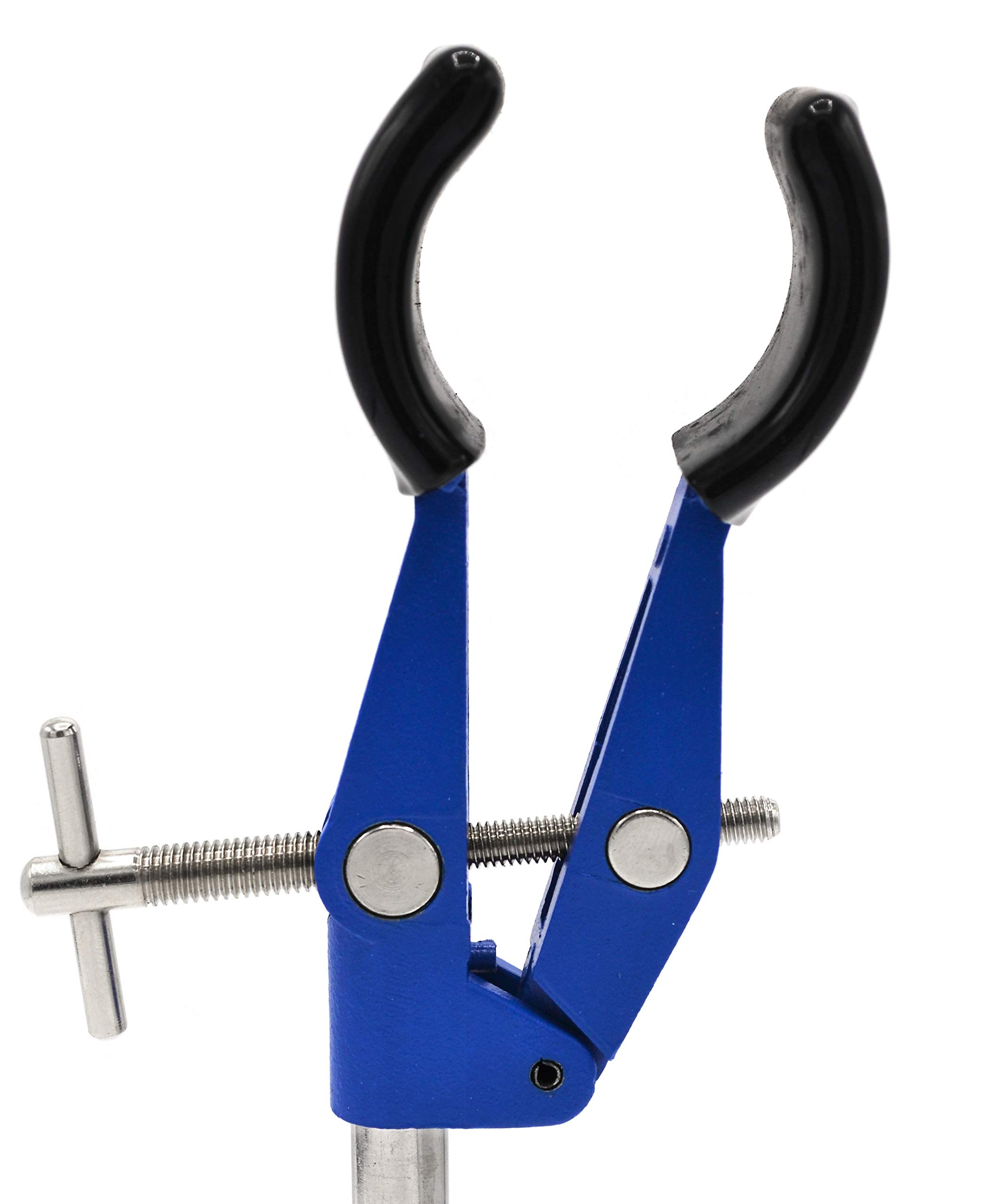 2 Prong, Vinyl Coated, Burette, Flask, Beaker Clamp on Stainless Steel ...