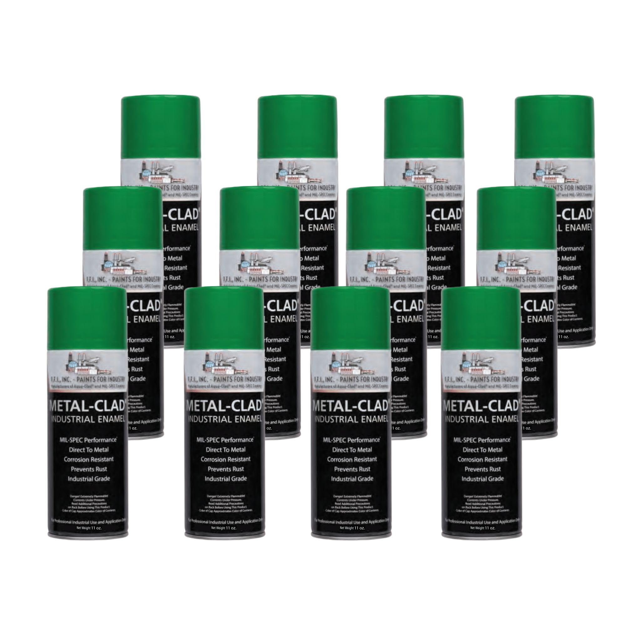 METAL-CLAD Paints For Industry Industrial Enamel, Aerosol Spray Paint ...