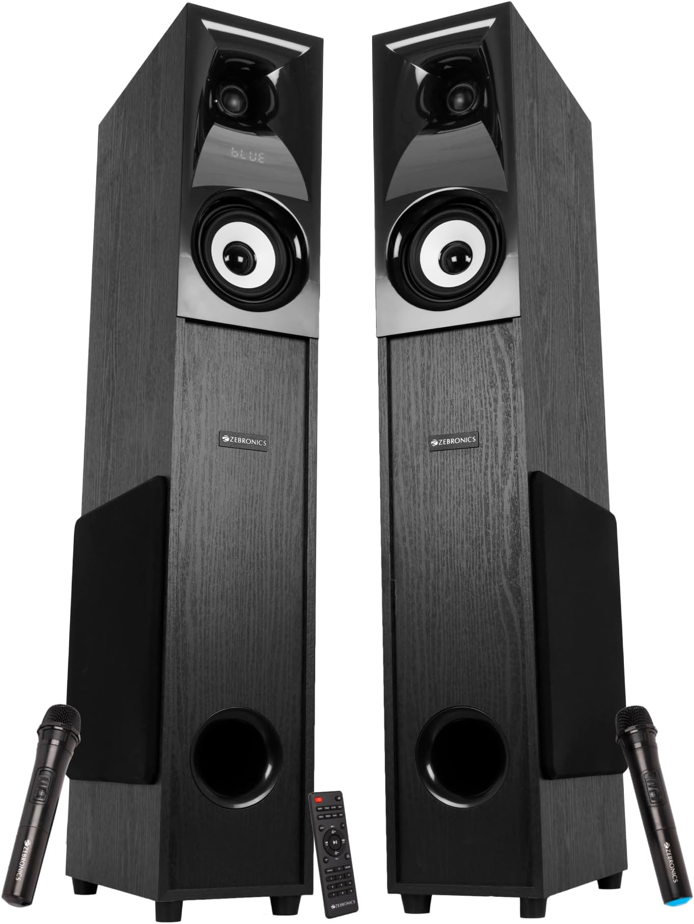 ZEBRONICS Hammer Dual Tower Speaker with Powerful 160W RMS Output, Deep ...