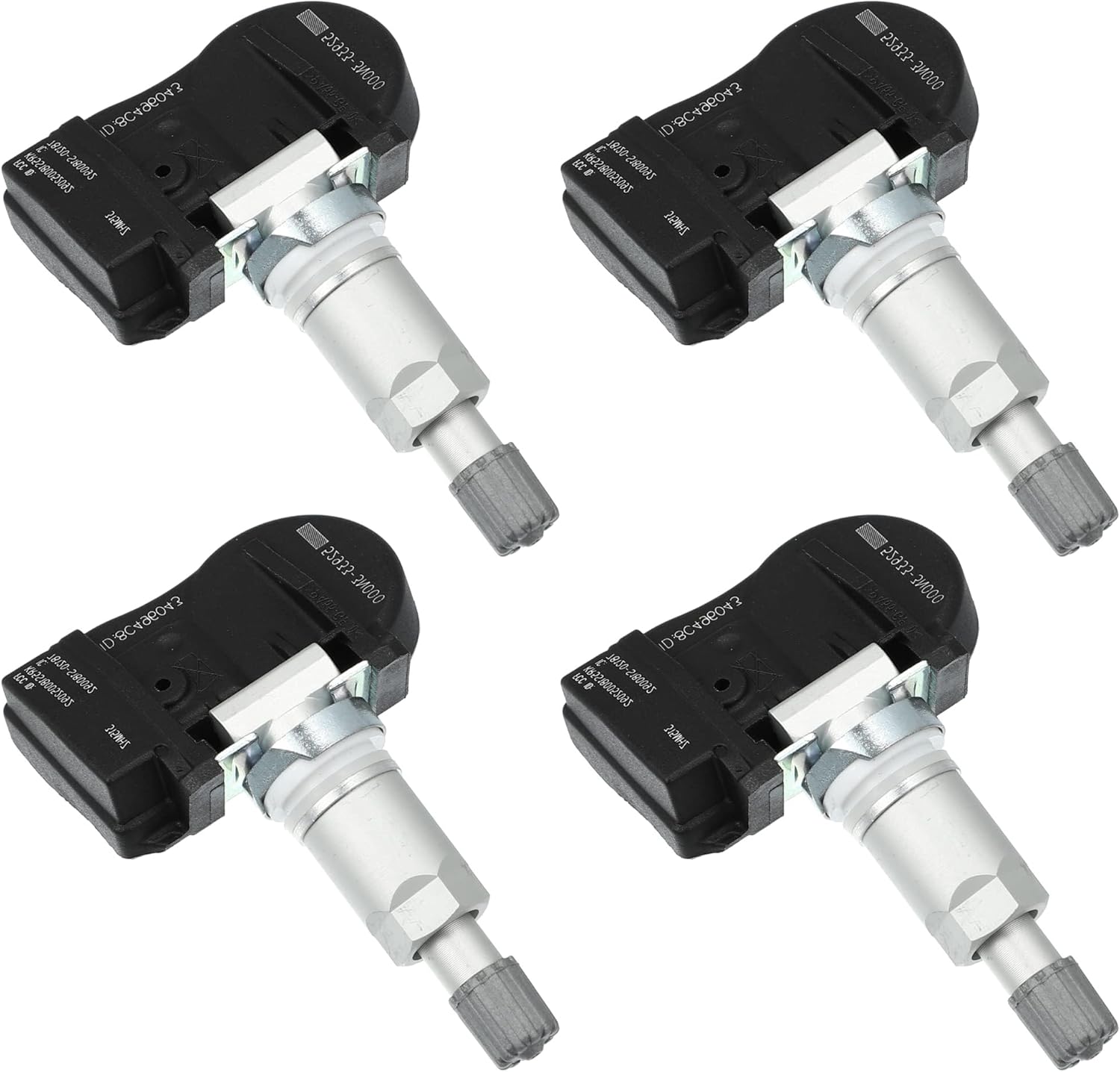 Amazon.co.jp: 車用タイヤ空気圧センサー 4個 529333n000 タイヤ空気圧モニタリングシステム TPMS センサー ...