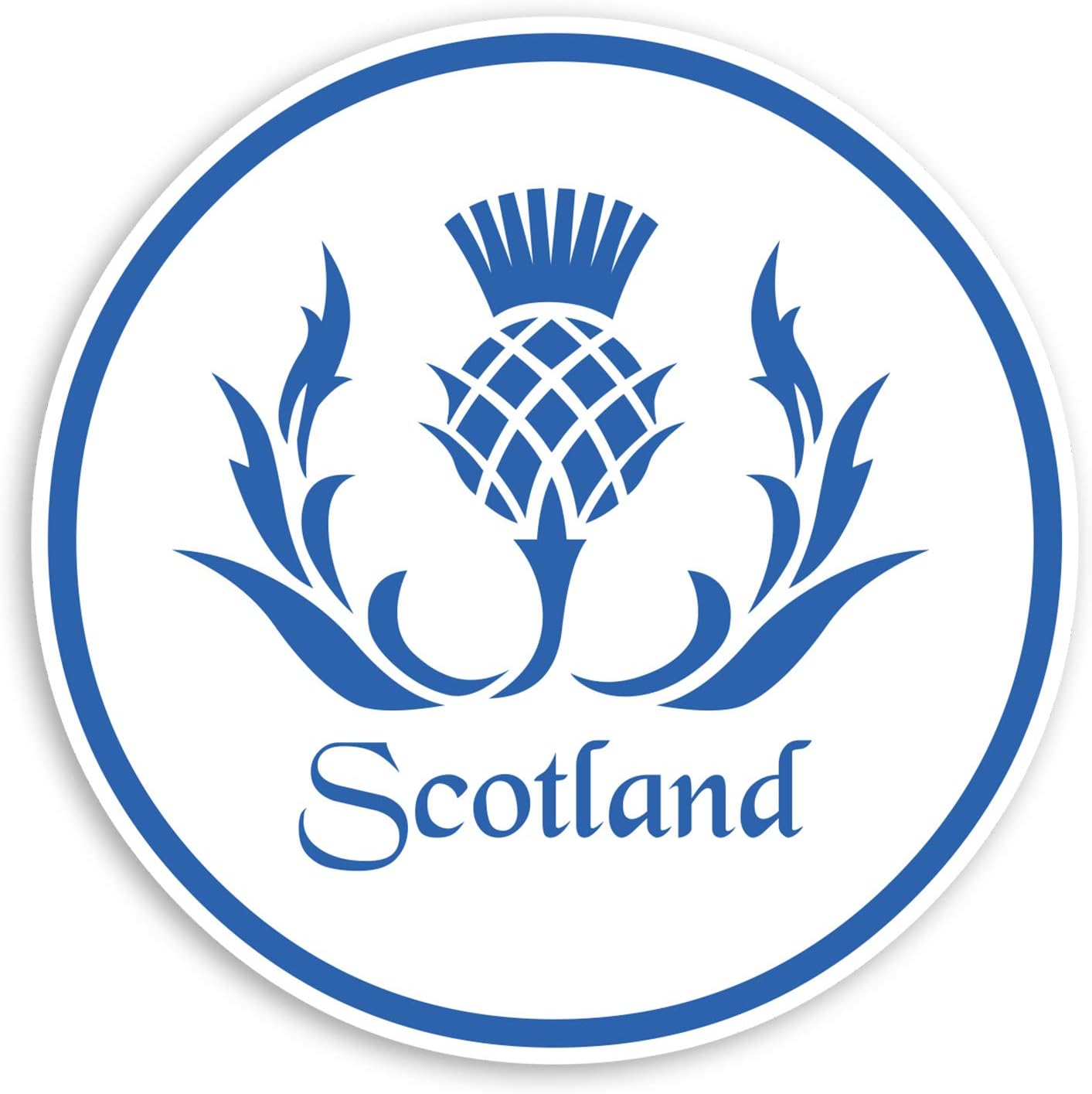 2 x 10cm/100mm Scotland Vinyl SELF ADHESIVE STICKER Decal Laptop Travel ...