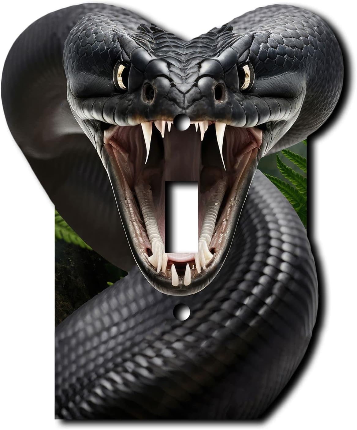 Amazon.com: Off The Wall Plates - Black Viper Snake Fangs - Single Gang ...