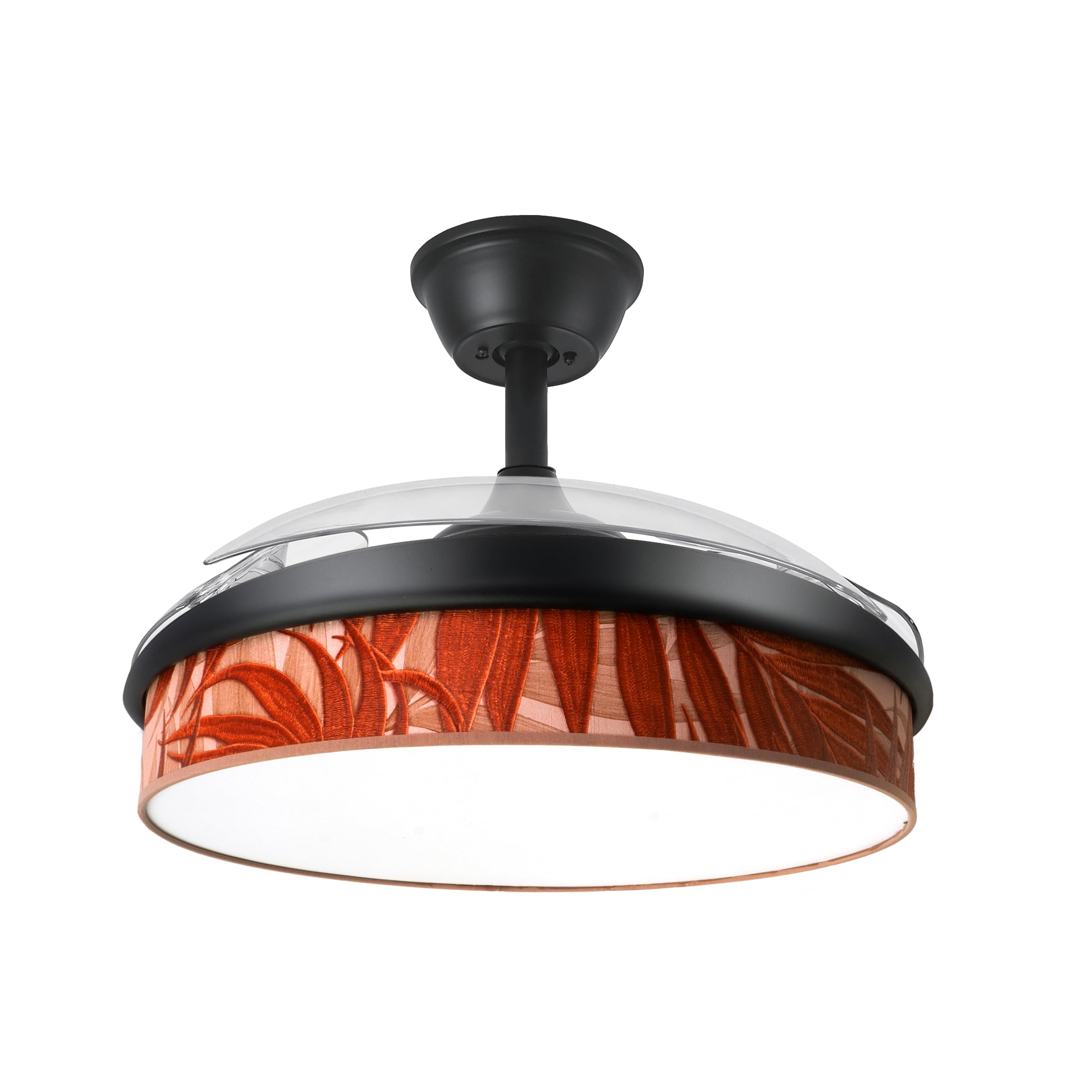 Abrila - Ventilador DC MODA | Color Negro con tres Aspas Desplegables ...