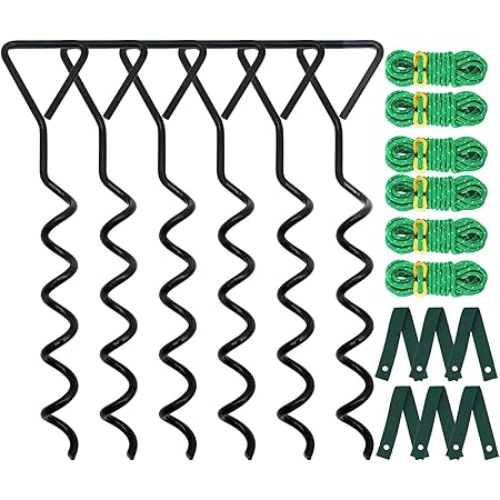 Amazon.com : Heavy Duty Tree Stakes,6Pcs 15.8" Tree Supports for ...