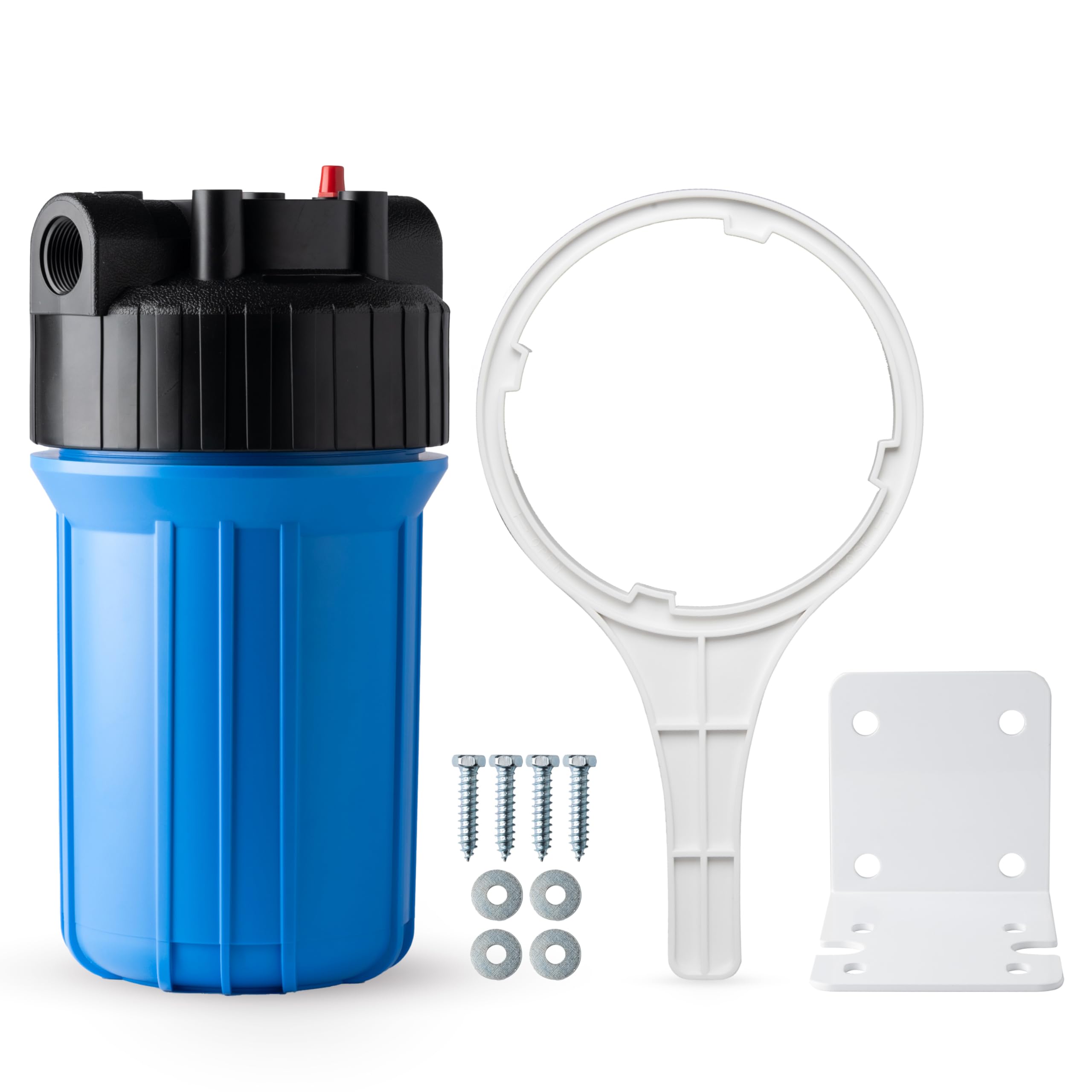 iSpring HB18B Whole House Water Filter Housing, 10" x 4.5" Universal ...