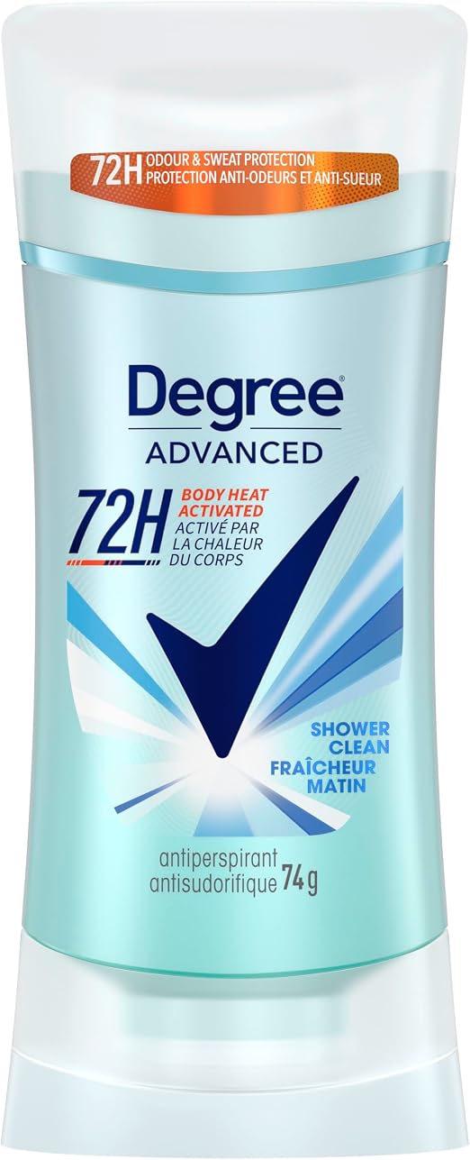 Degree Advanced Antiperspirant Deodorant Stick for 72H Sweat & Odour ...