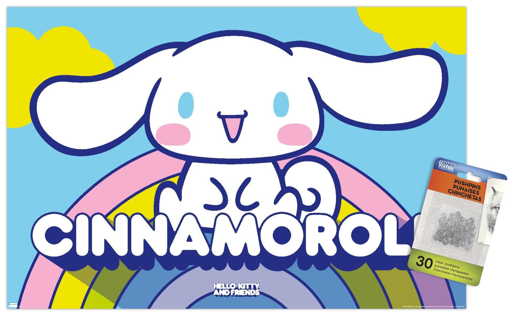 Amazon.com: Trends International Hello Kitty - Cinnamoroll Wall Poster ...