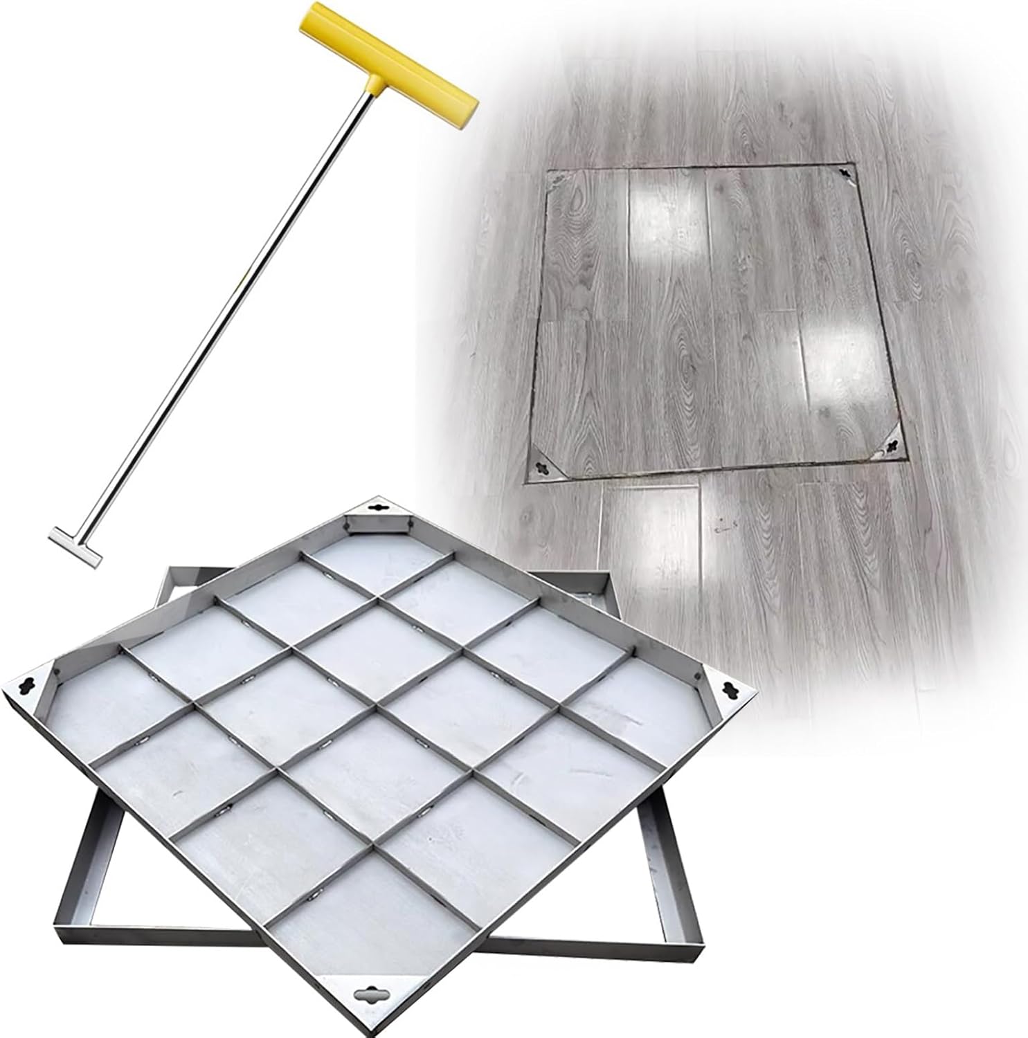 Heavy Duty 304 Stainless Steel Septic Tank Manhole Cover - Concealed ...