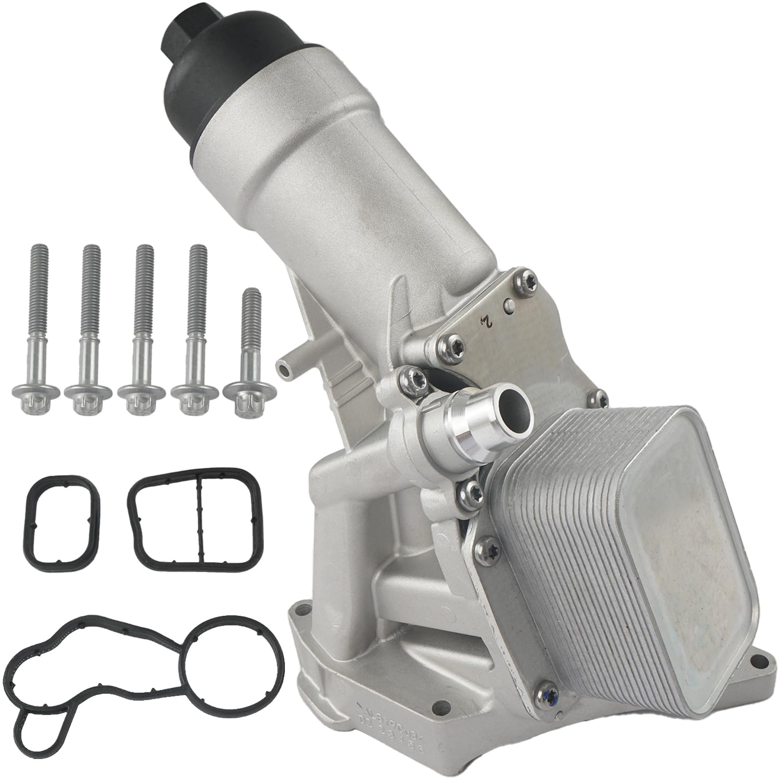 Amazon.com: Upgrade Aluminum Engine Oil Cooler Filter Housing with ...