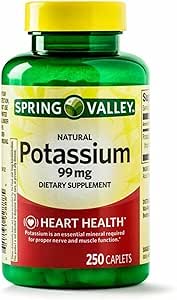 Amazon.com: Spring Valley Potassium Heart Health Dietary Supplement ...