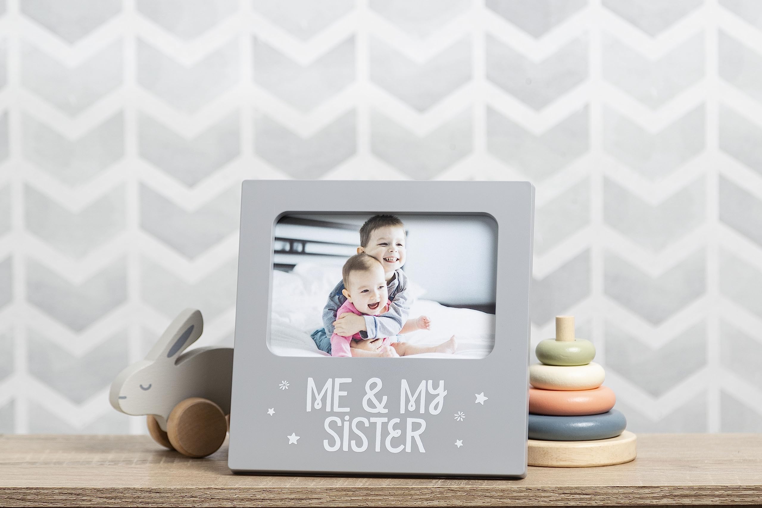 Snapklik.com : Tiny Ideas Me And My Sister Baby Keepsake Frame, Baby ...